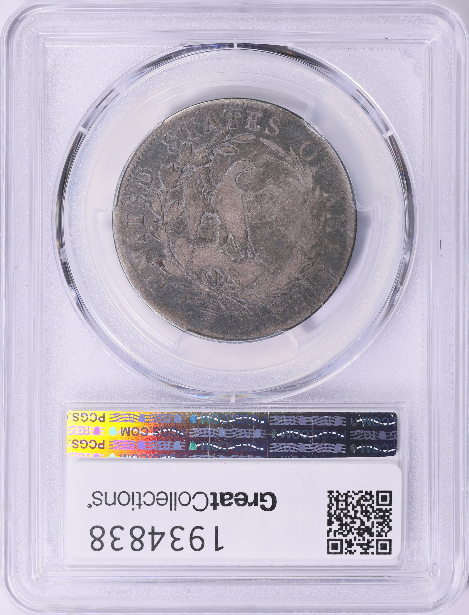 1796 Draped Bust Half Dollar 16 Stars PCGS VG-08 (Toned) (Item 1934838 ...