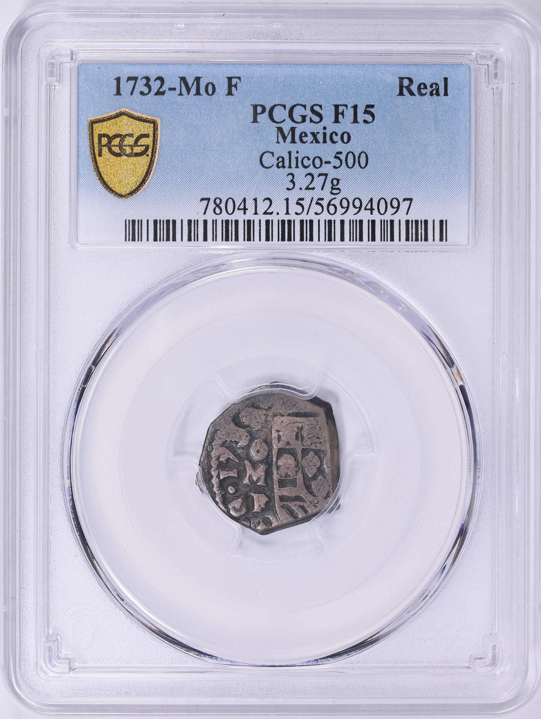 Mexico 1732-Mo F Silver Real KM-30a PCGS F-15 (3.27gms) (Item 1935428 ...
