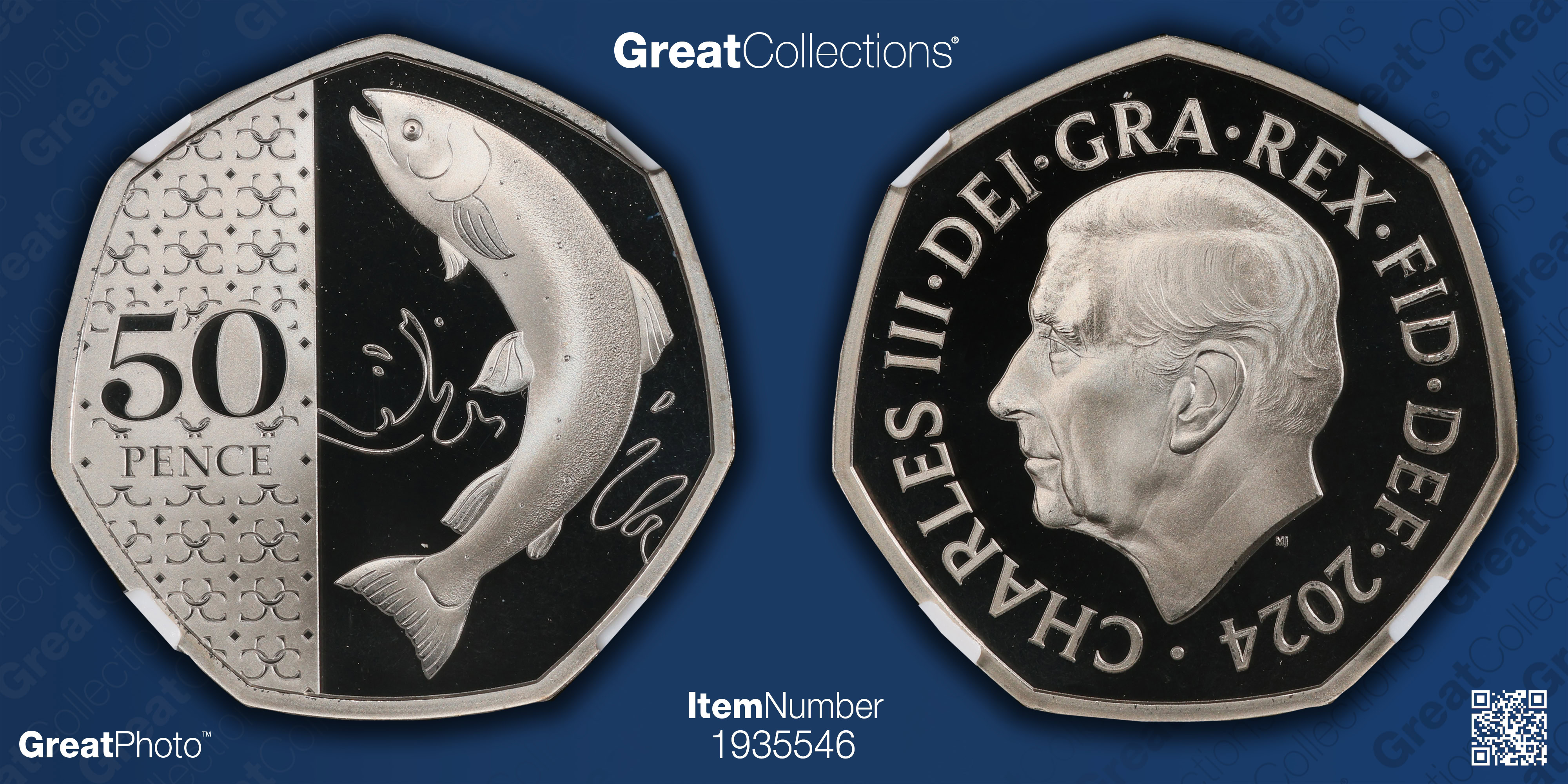 Great Britain 2024 50 Pence First Releases NGC Proof-70 UC | NGC Cert ...