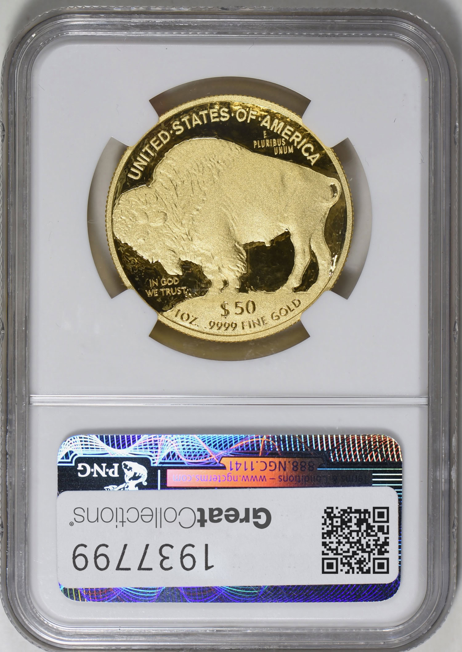 2012-W $50 One-Ounce Gold American Buffalo First Releases NGC Proof-70 ...