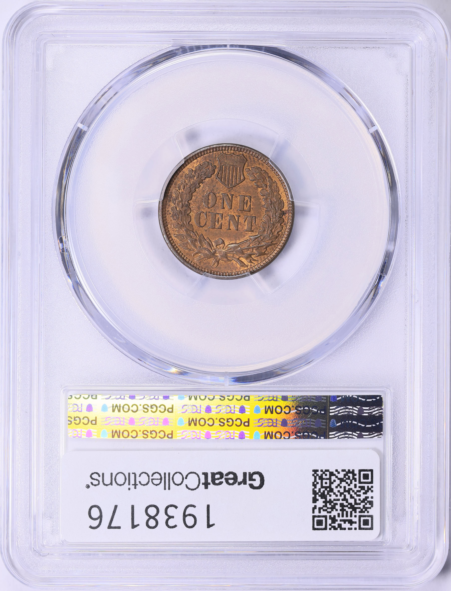 1896 Indian Cent PCGS MS-63 RB (Item 1938176) | GreatCollections Coin ...