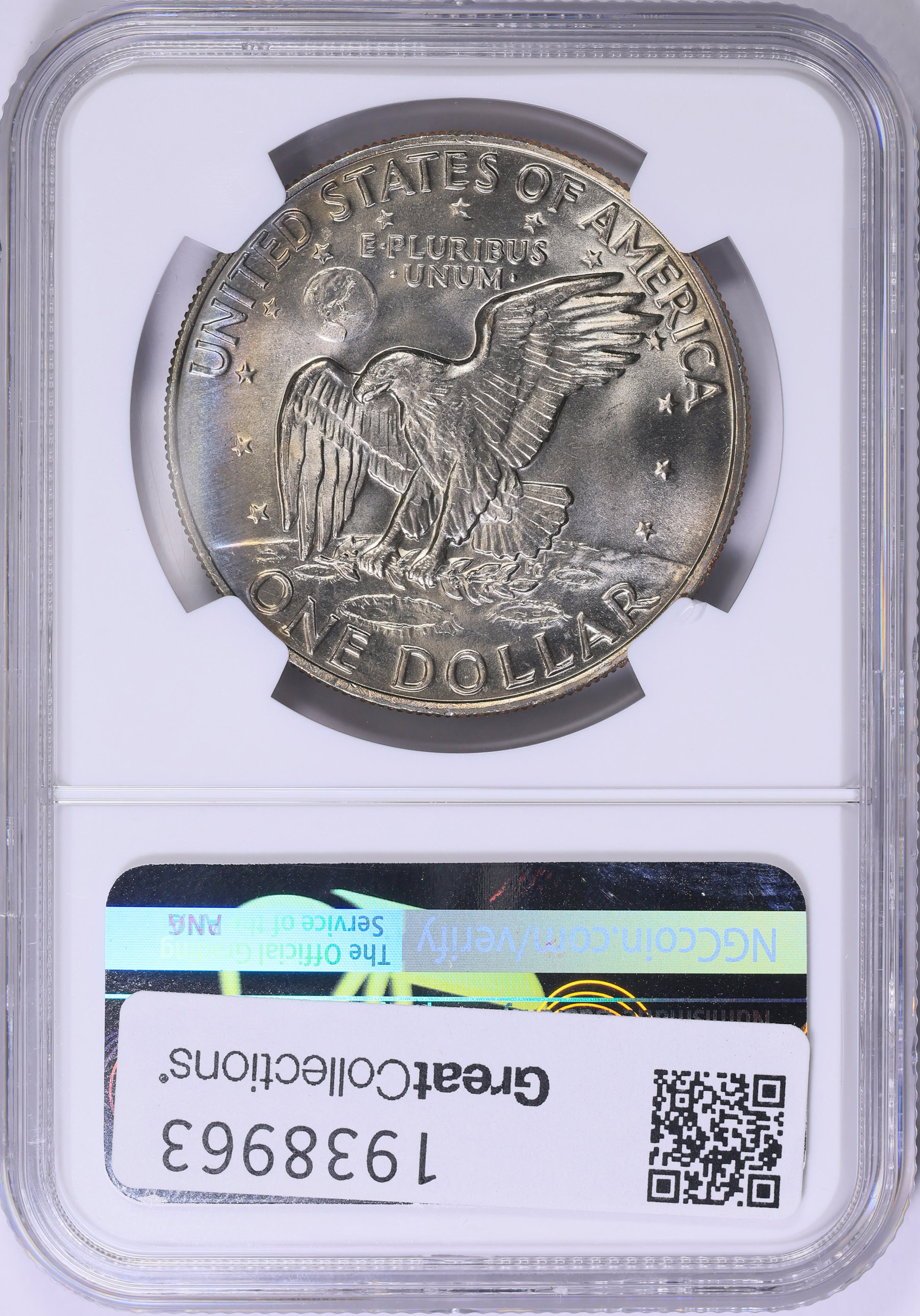 1973-D Eisenhower Dollar NGC MS-67+ (Toned) (Item 1938963 ...