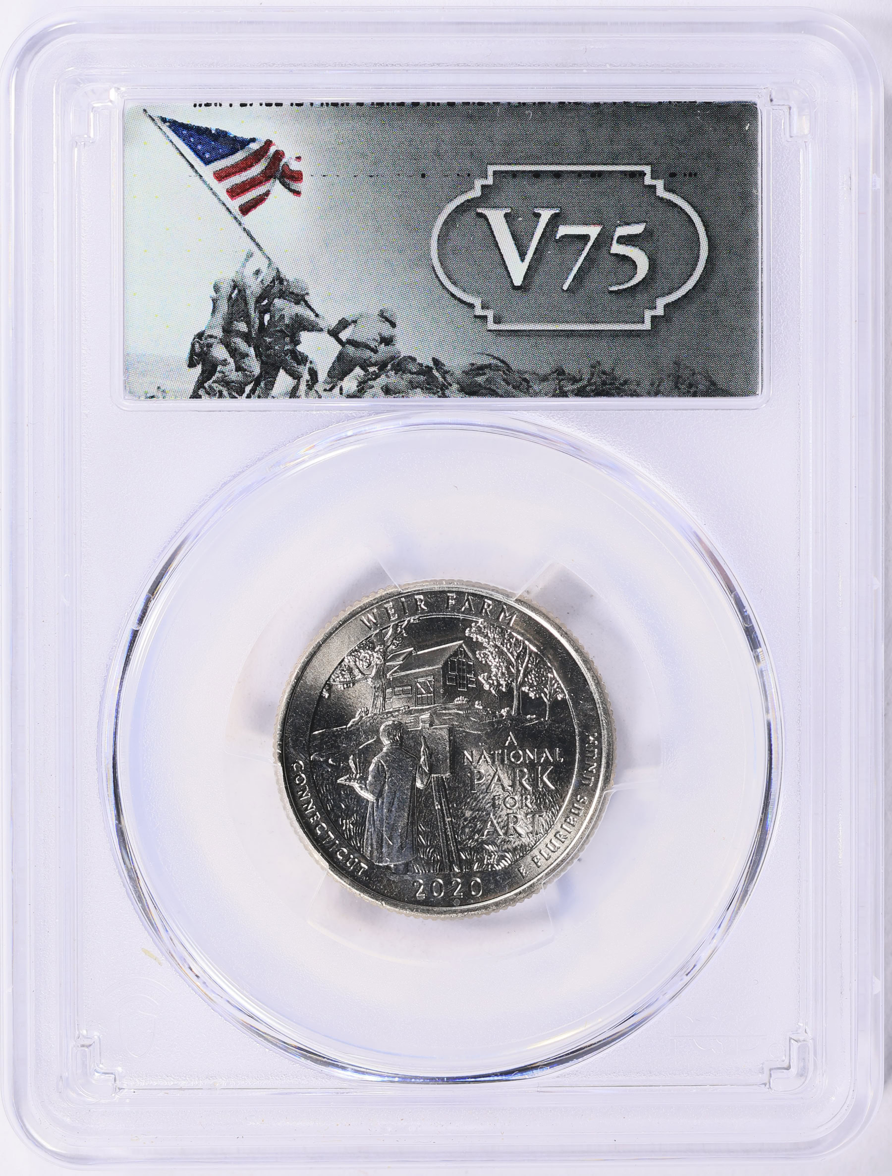 2020-W America the Beautiful Quarter Weir Farm Historic Site V75 Privy ...