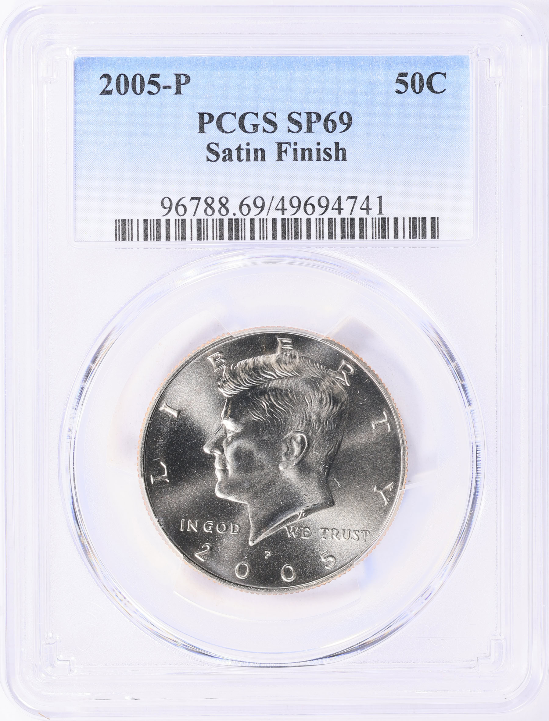 2005-P Kennedy Half Dollar Satin Finish PCGS SP-69 (Item 1939958 ...