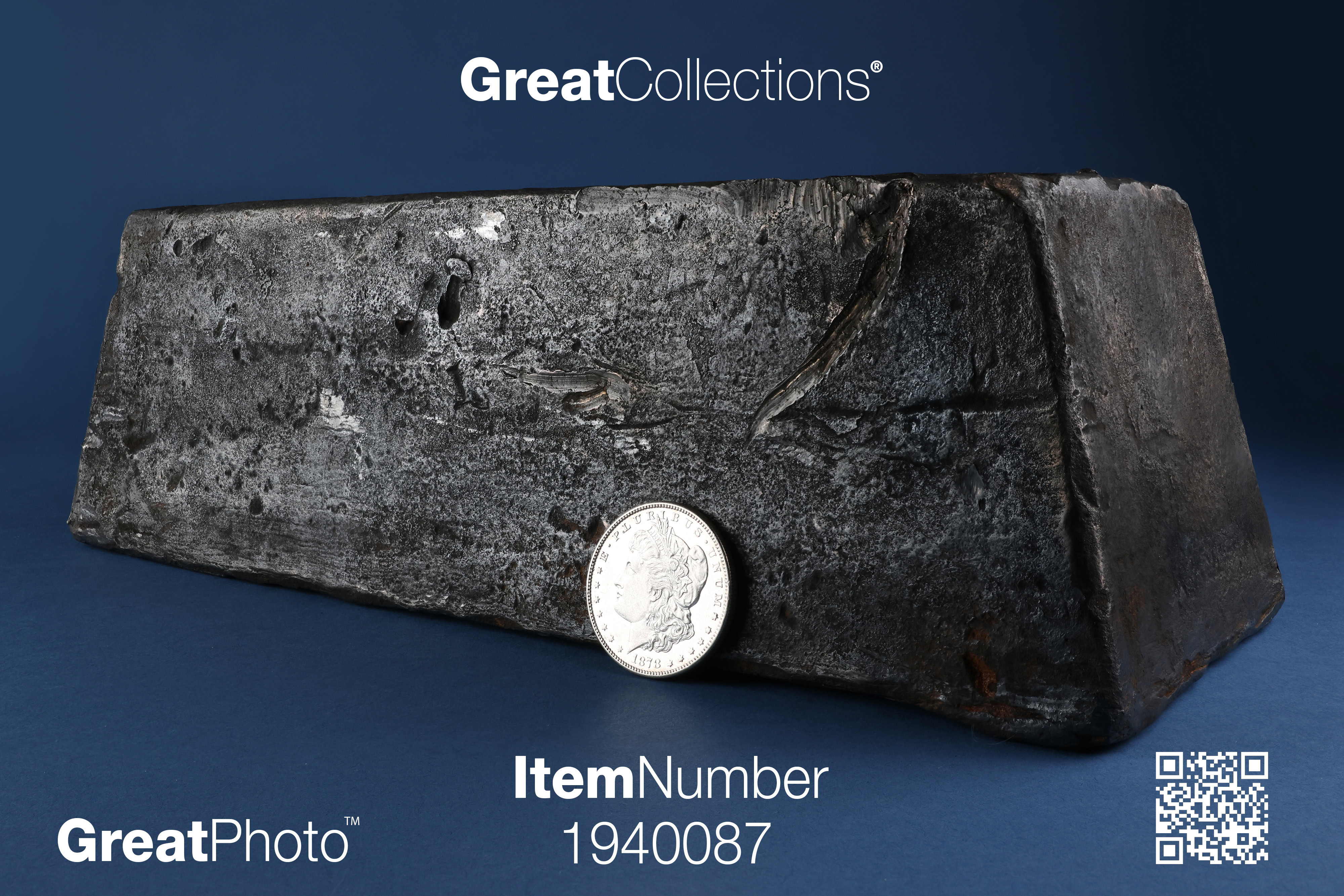 Massive S.S. Gairsoppa Shipwreck 1,073.8 Ounce Fine Silver Ingot/Bar ...