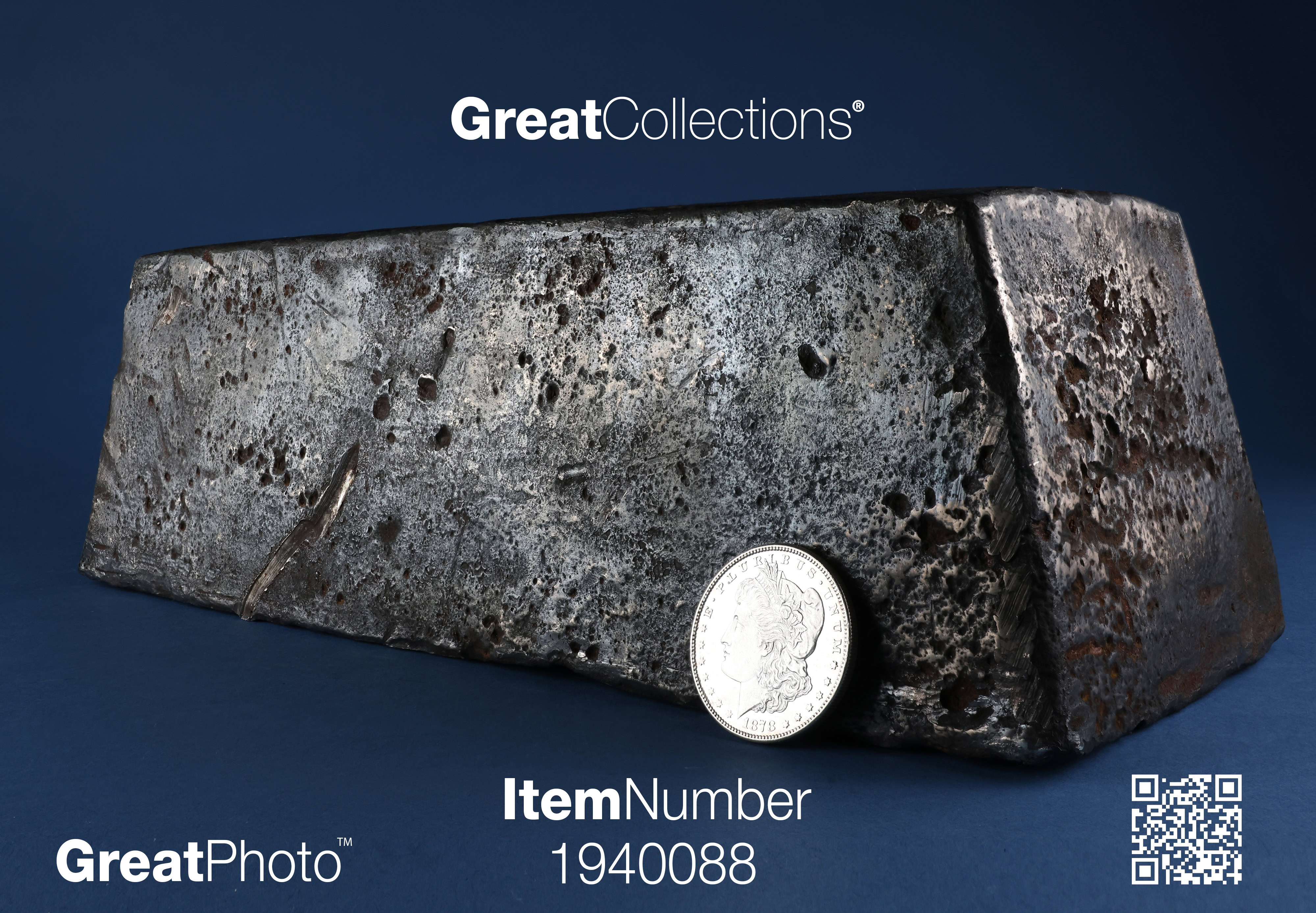 Massive S.S. Gairsoppa Shipwreck 1,069.5 Ounce Fine Silver Ingot/Bar ...