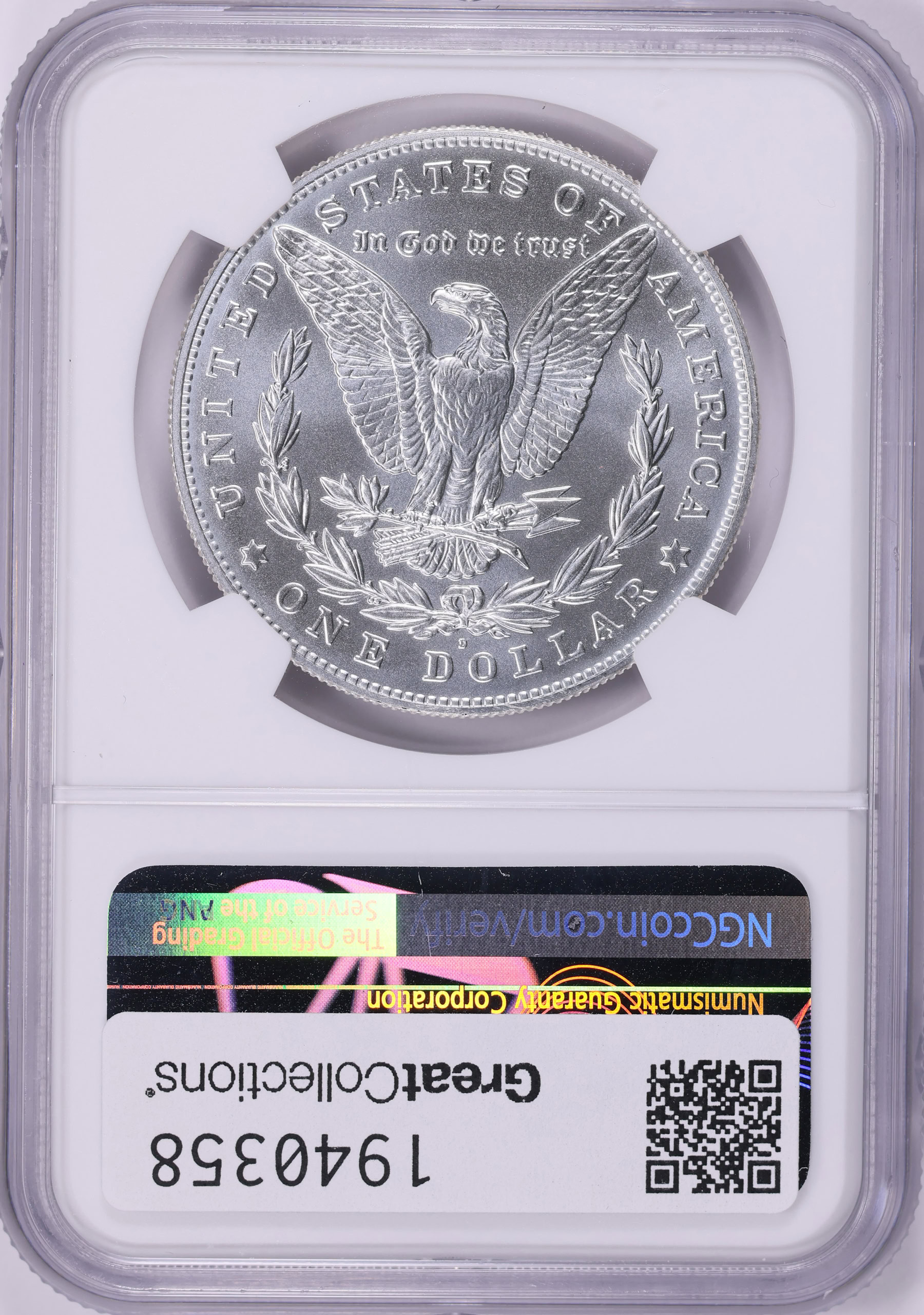 2021-D Morgan Silver Dollar 100th Anniversary Advance Releases NGC MS ...
