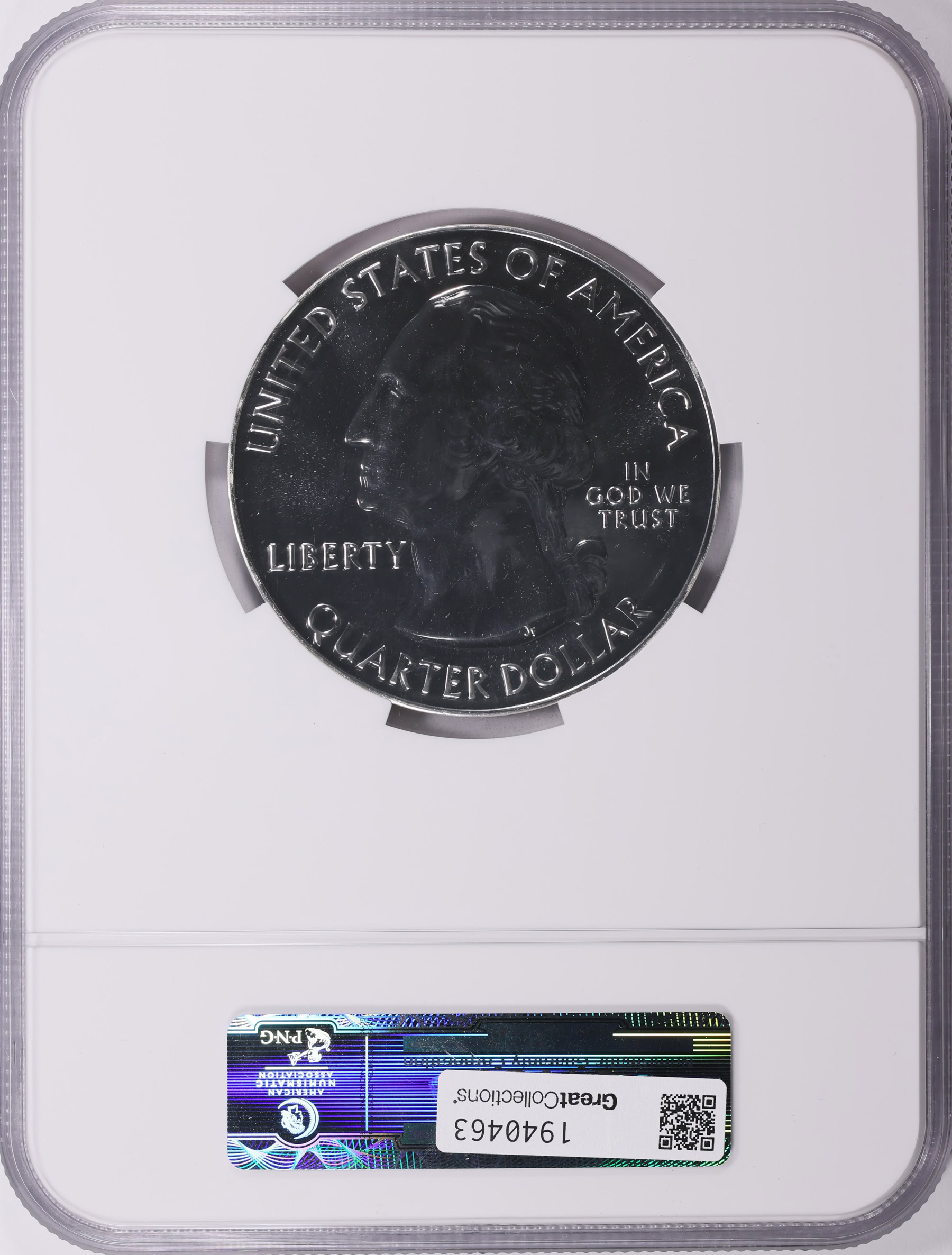 2010 America the Beautiful 5 oz. Silver Quarter Hot Springs NP NGC MS ...