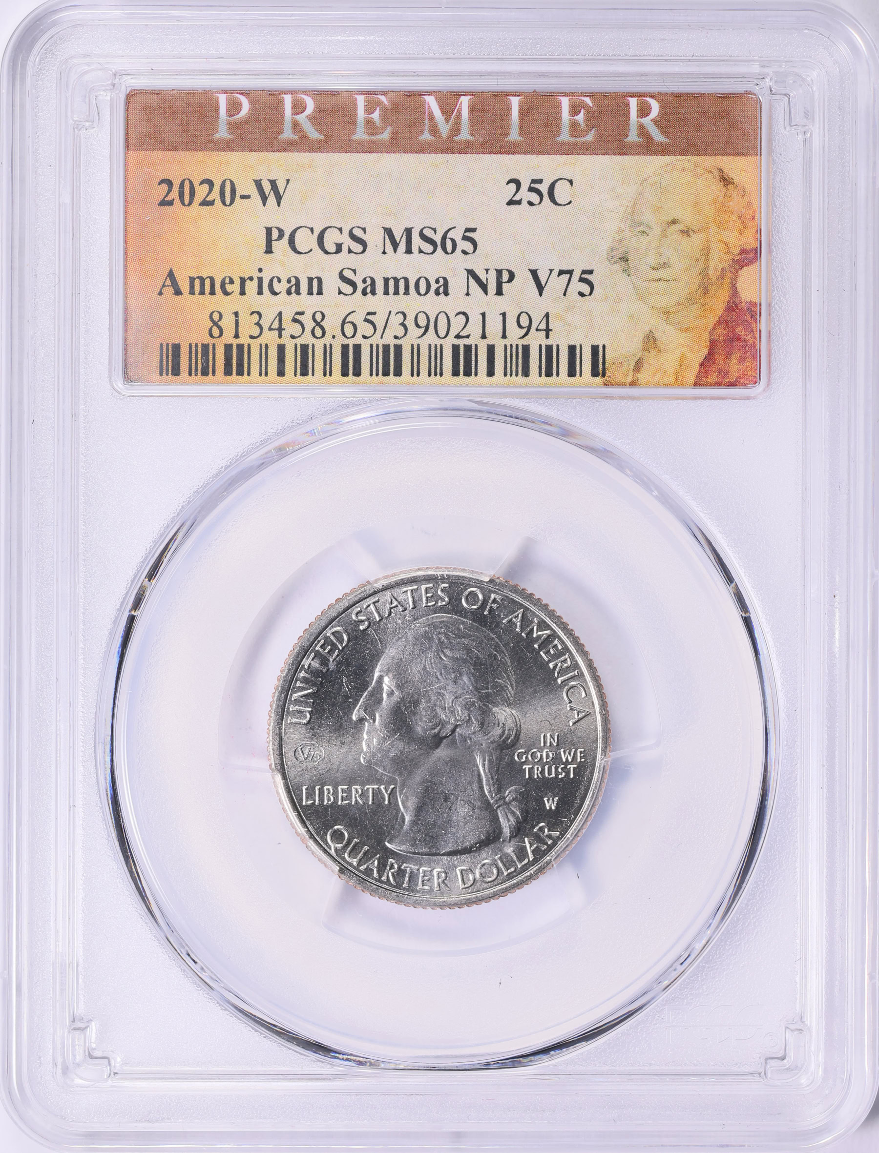 2020-W America the Beautiful Quarter American Samoa National Park WWII ...