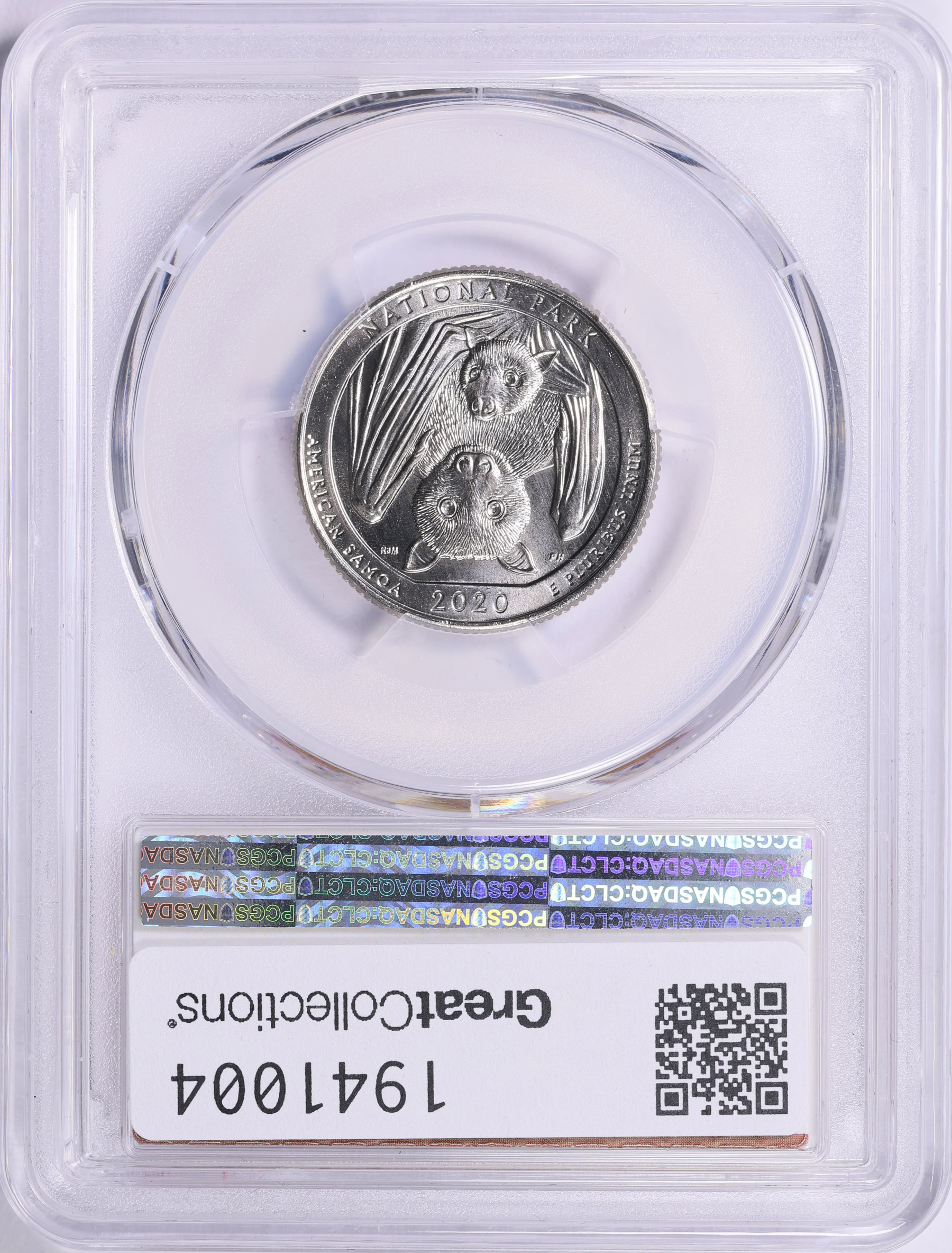 2020-W America the Beautiful Quarter American Samoa National Park WWII ...