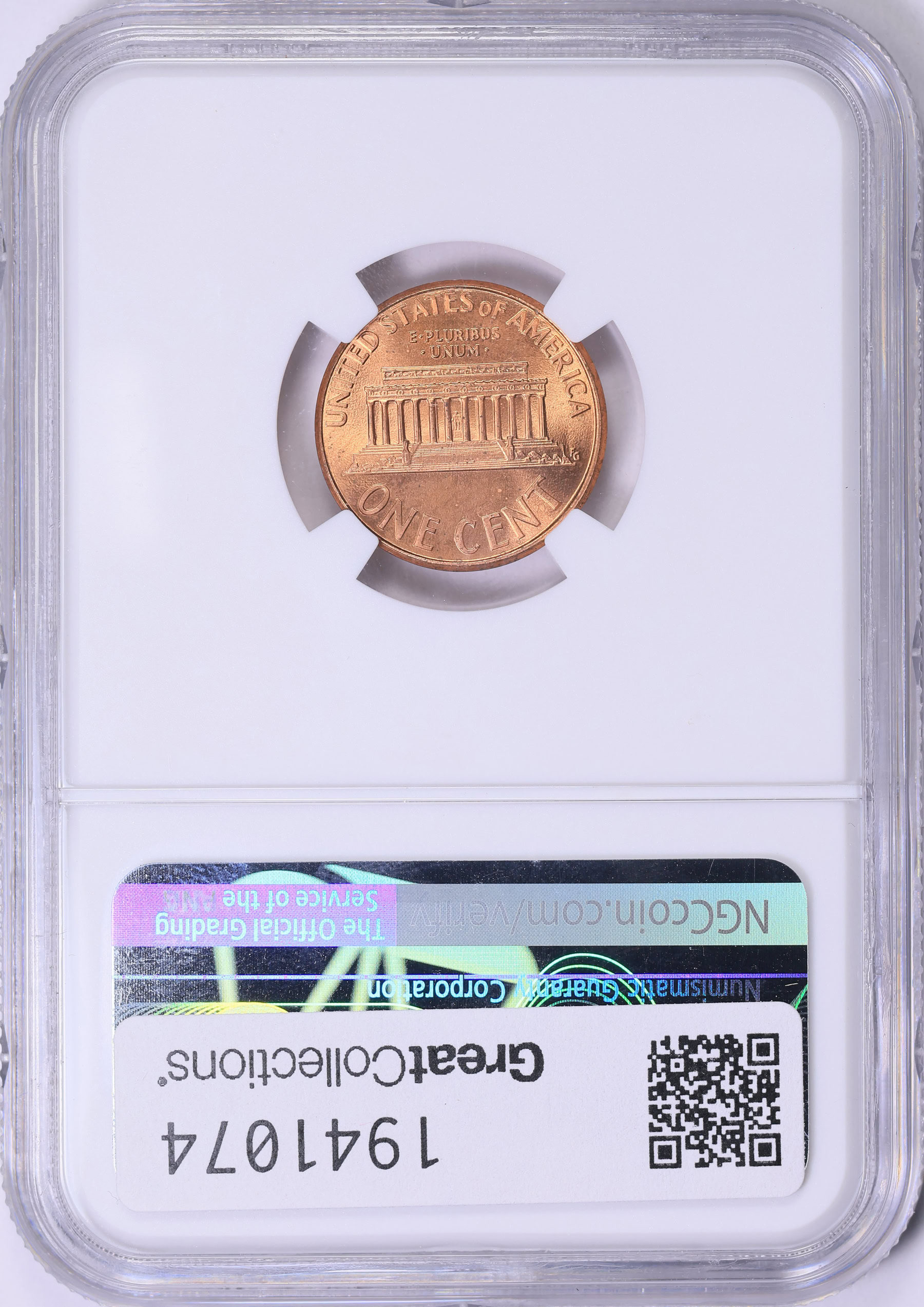 2000 Lincoln Cent From Cheerios Promotion NGC MS-65 RD (Item 1941074 ...