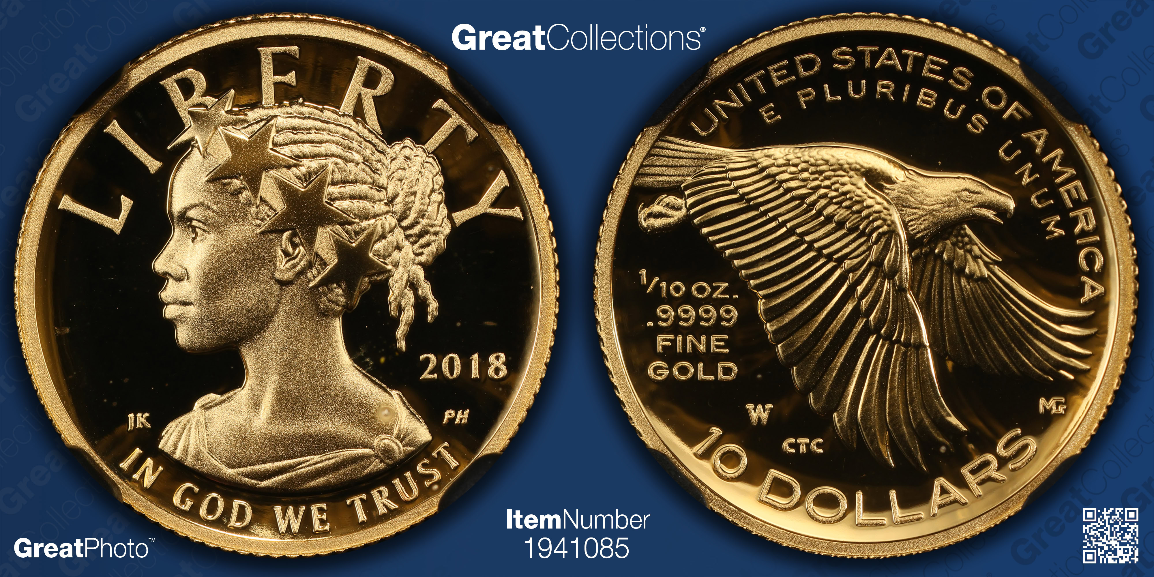 2018-W American Liberty High Relief $10 Gold First Day of Issue NGC ...