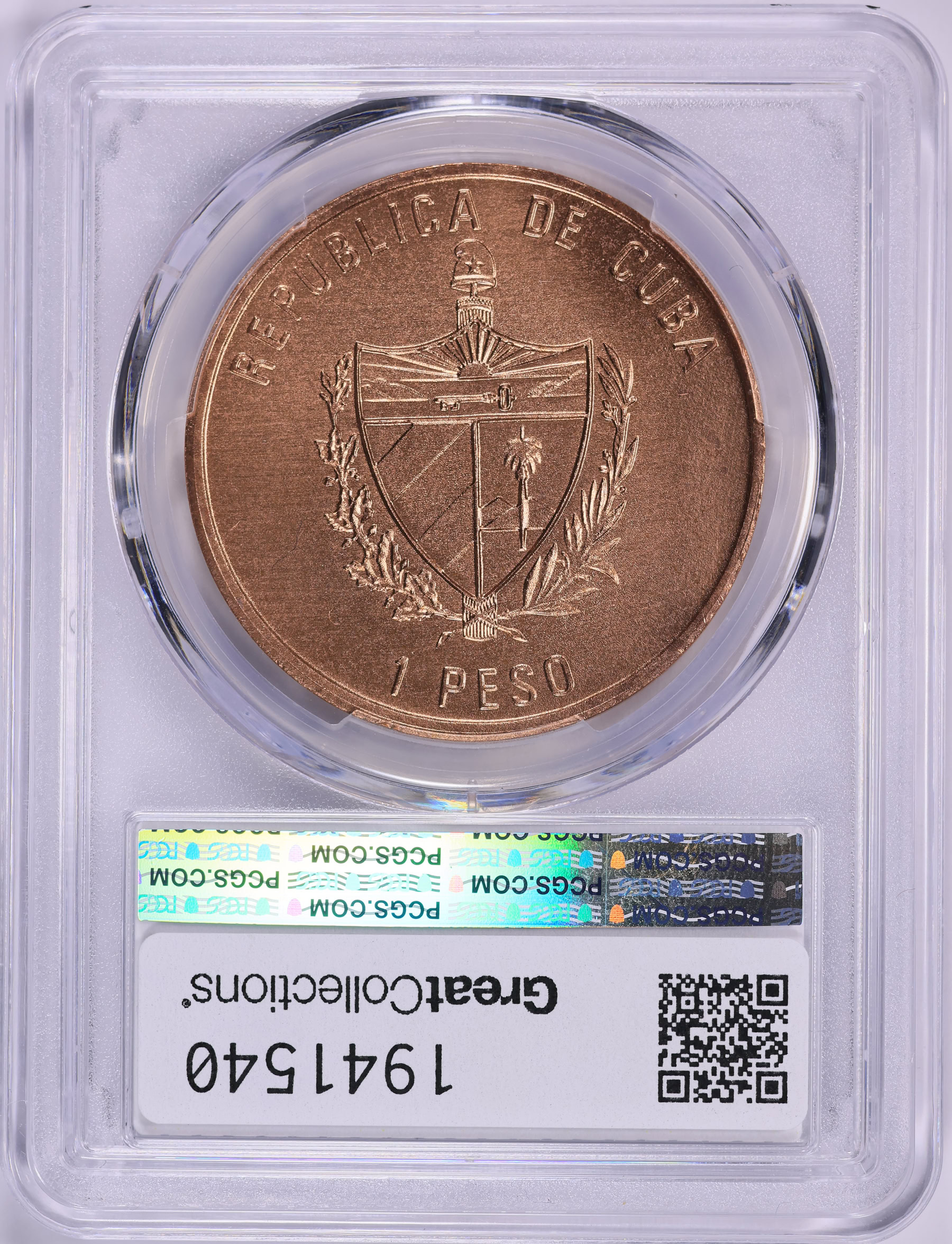 Cuba 2003 Peso Birth of Che Guevara 75th Anniversary KM-953 PCGS MS-67 ...