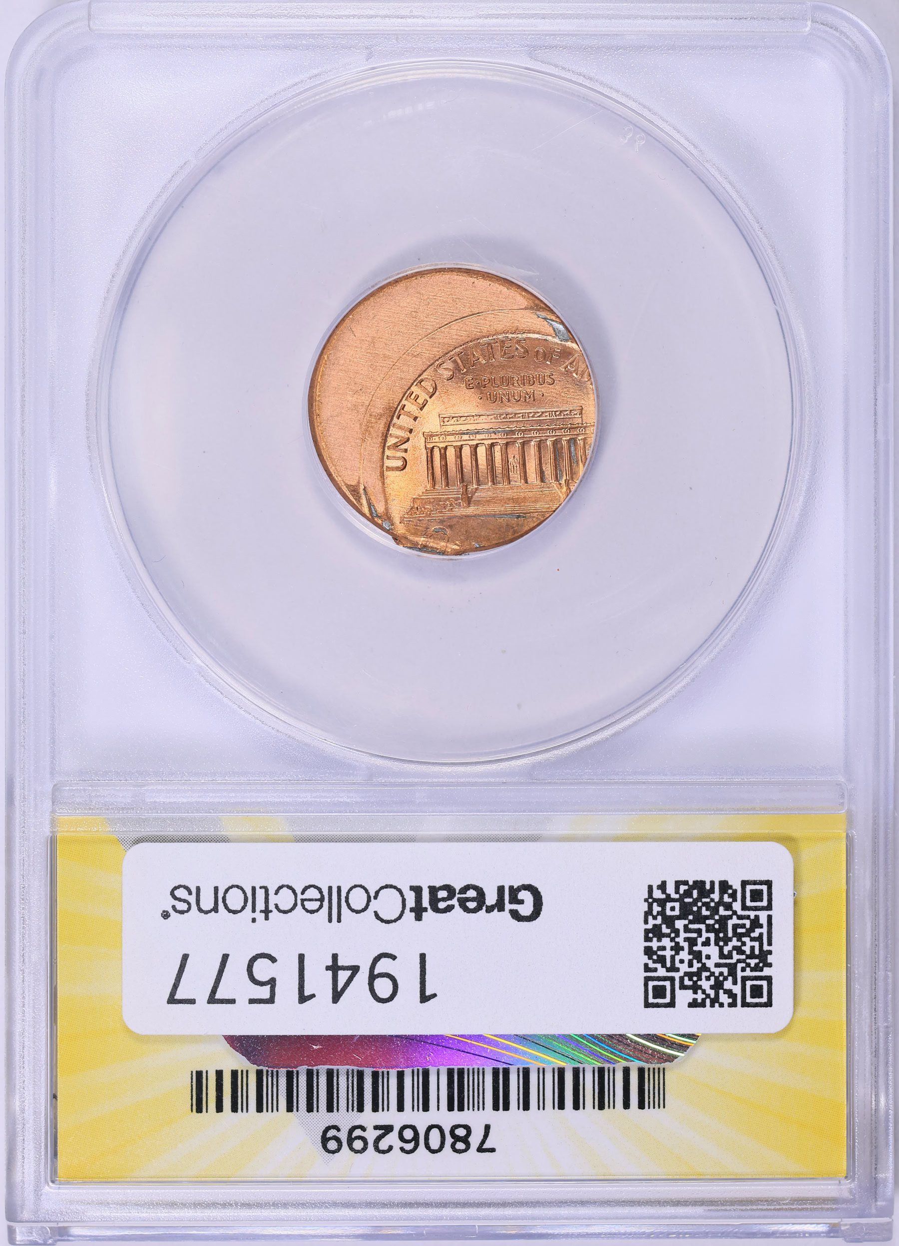 Mint Error (ND) Lincoln Cent Double Struck 1st Strike 45% and 2nd Strike 98% Off Center 2000-08 ...