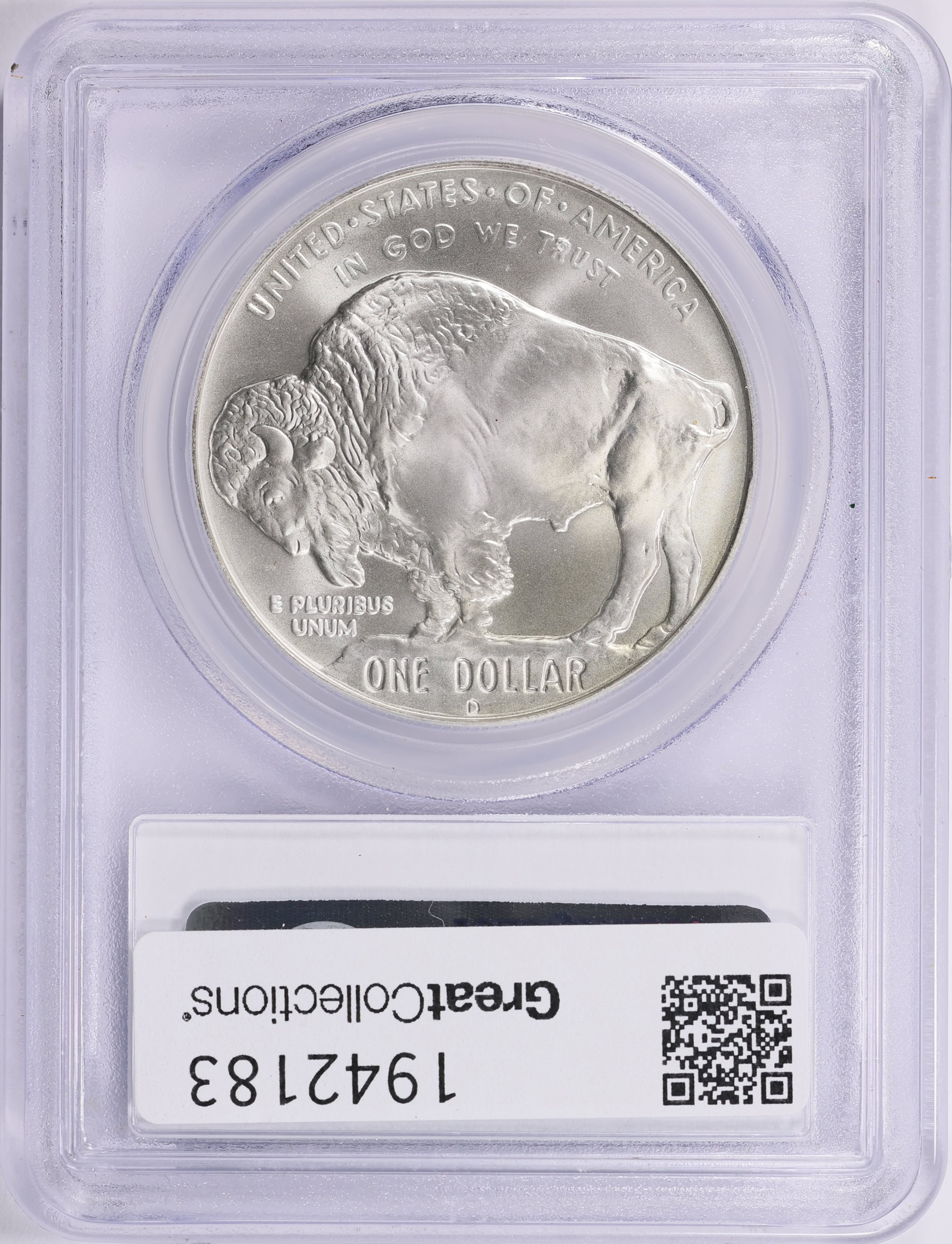 2001-D American Buffalo Silver Dollar PCGS MS-69 (Item 1942183 ...