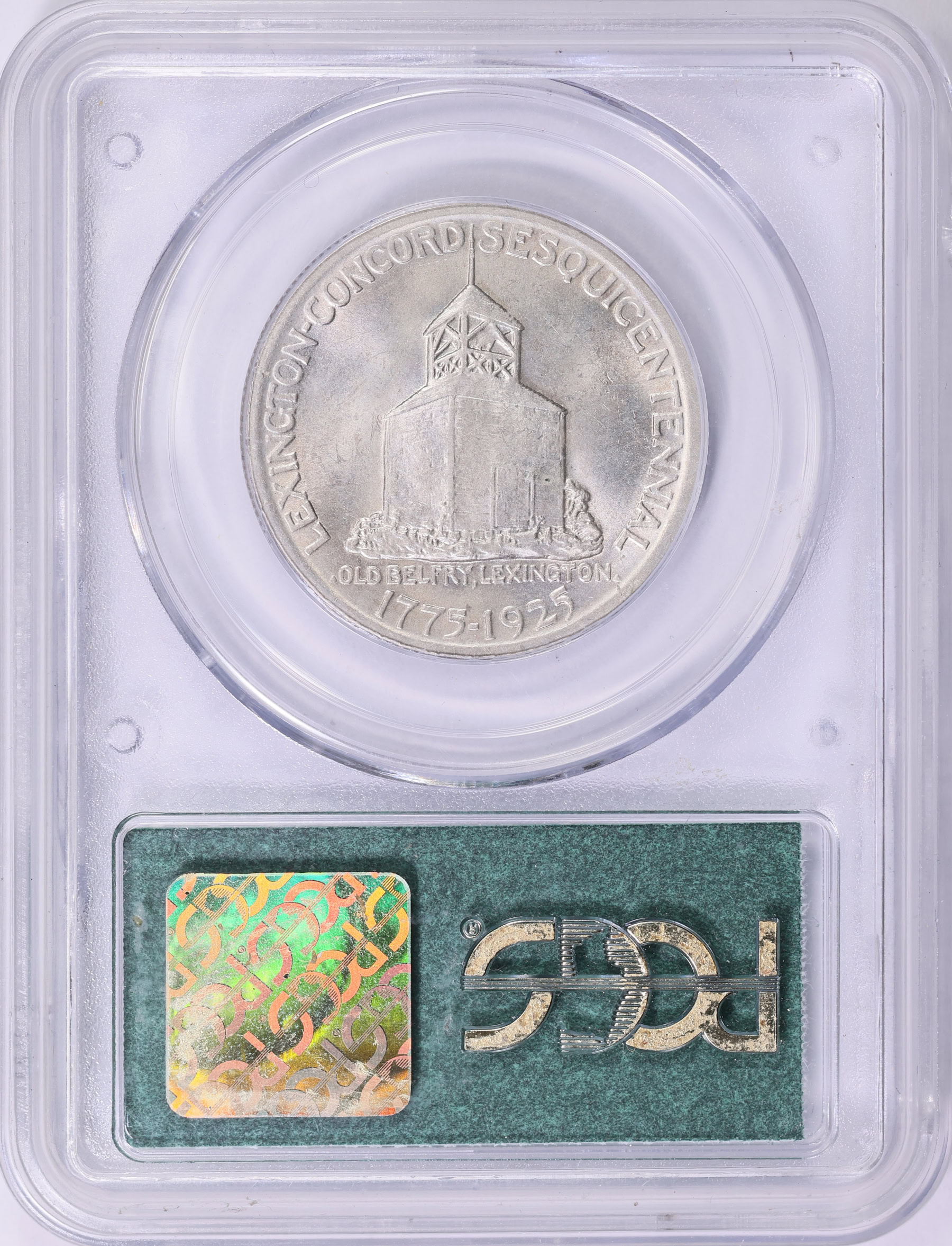 1925 Lexington-Concord Sesquicentennial Half Dollar PCGS MS-63 (CAC ...