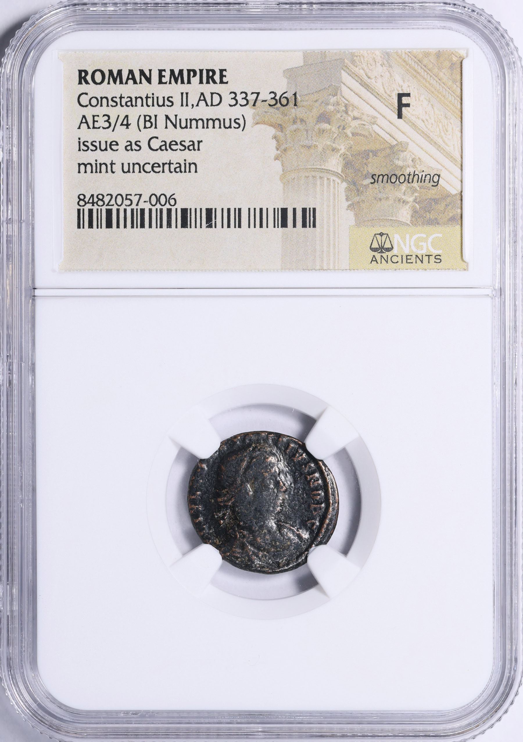 Ancient Roman Empire, Constantius II as Caesar (A.D. 324-337) AE3/4 (BI ...