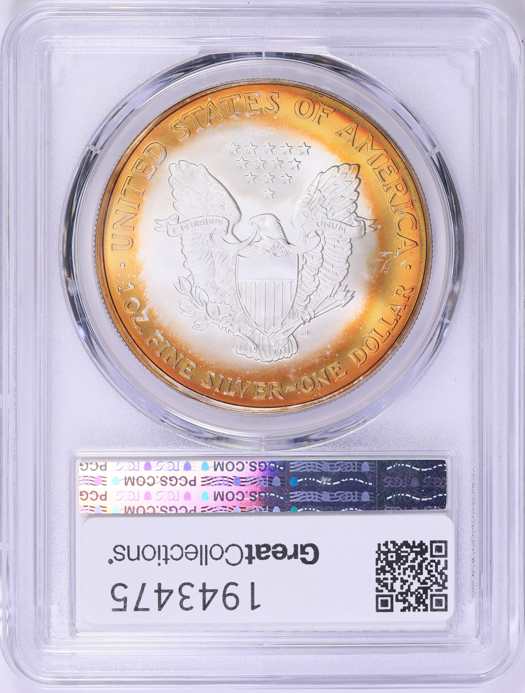 2006 $1 Silver Eagle PCGS MS-68 (Toned) (Item 1943475 ...