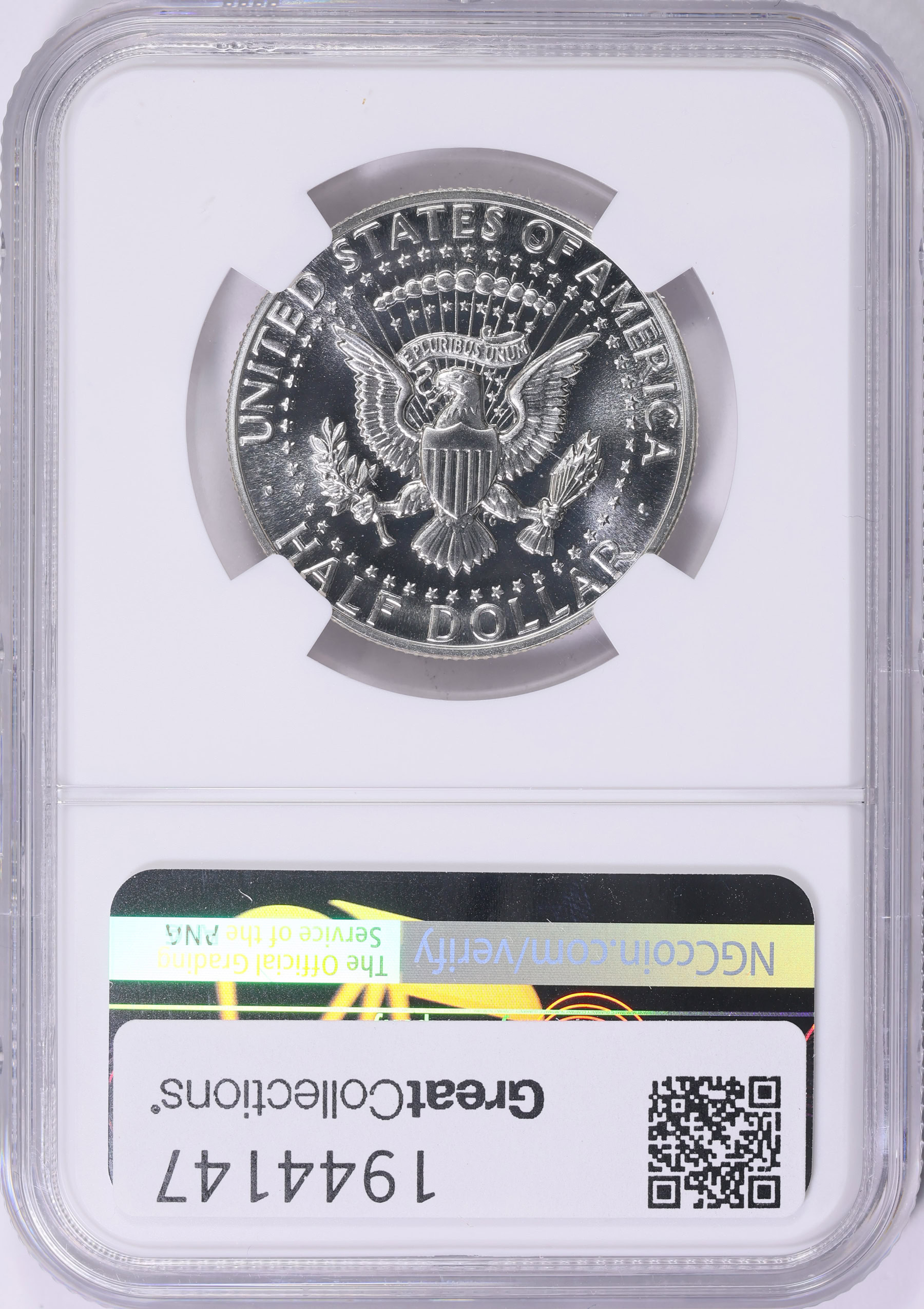 1964 Kennedy Half Dollar Type 1 Reverse Straight G NGC Proof-69 | NGC ...