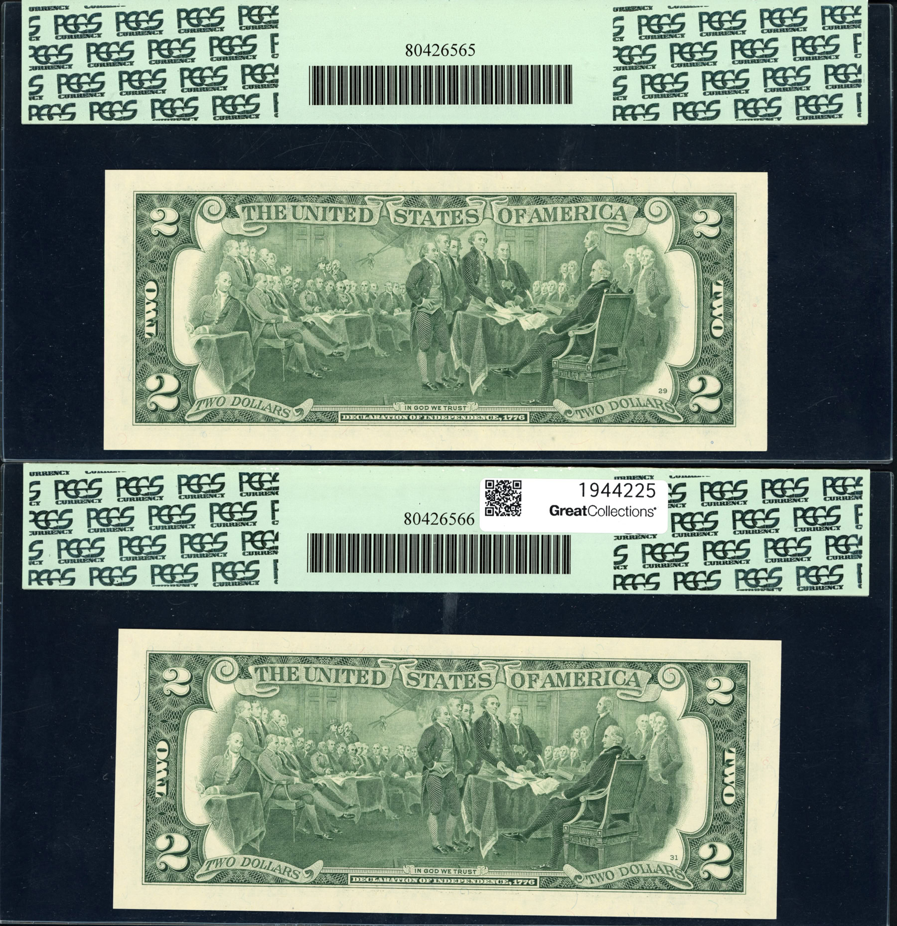 Fr. 1938-F* (F* Block) 2003A $2 Atlanta Federal Reserve Star Notes ...