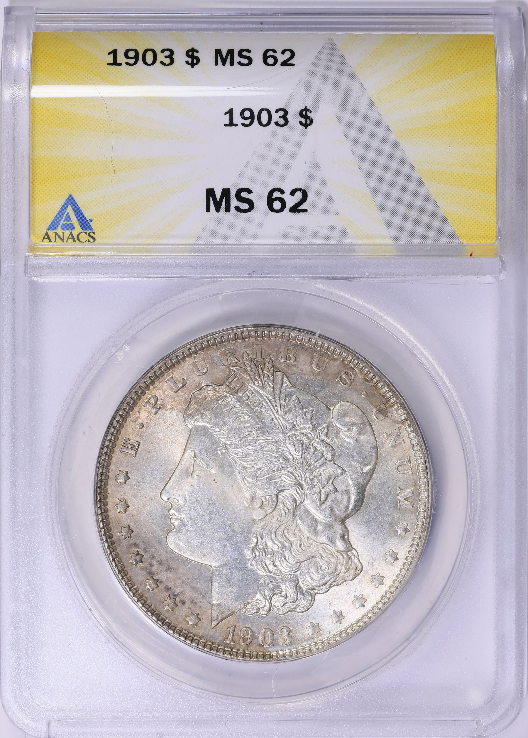 1903 Morgan Silver Dollar ANACS MS-62 (Item 1944372) | GreatCollections ...