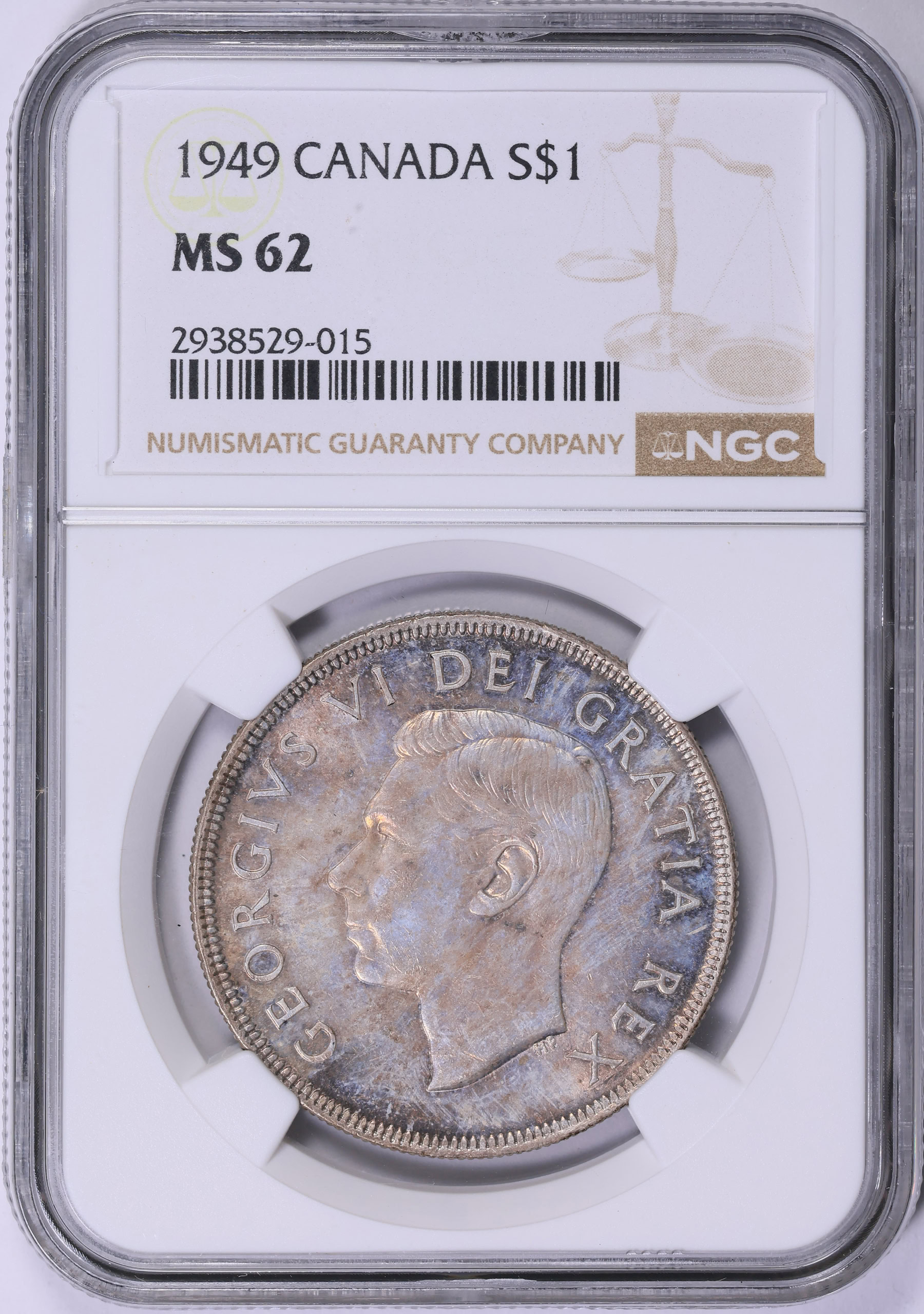 Canada 1949 Silver Dollar Newfoundland KM-47 NGC MS-62 (Item 1944774 ...