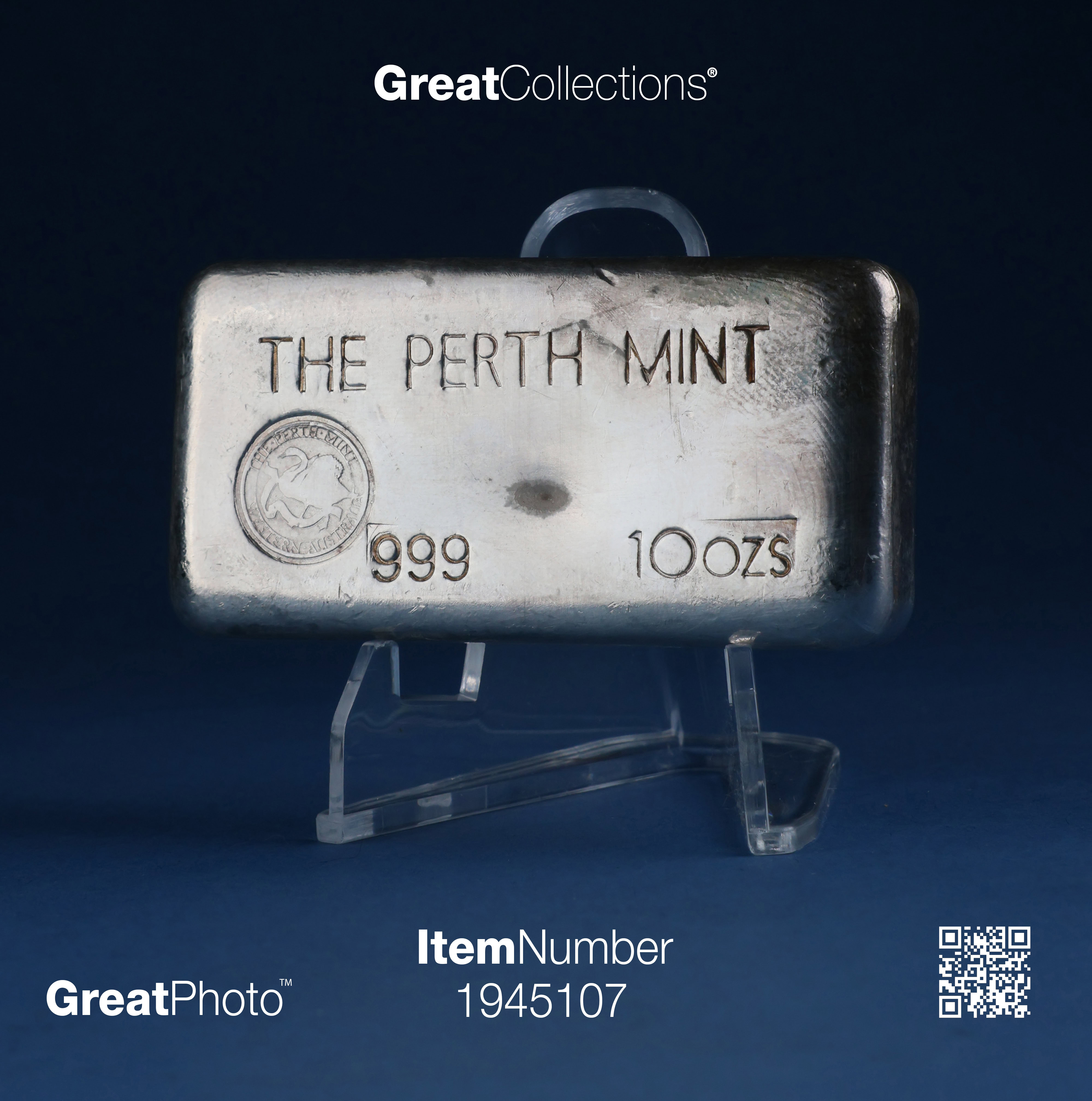 Australia ND (c.1980s) Silver 10oz Type D Perth Mint Ingots/Bars With ...