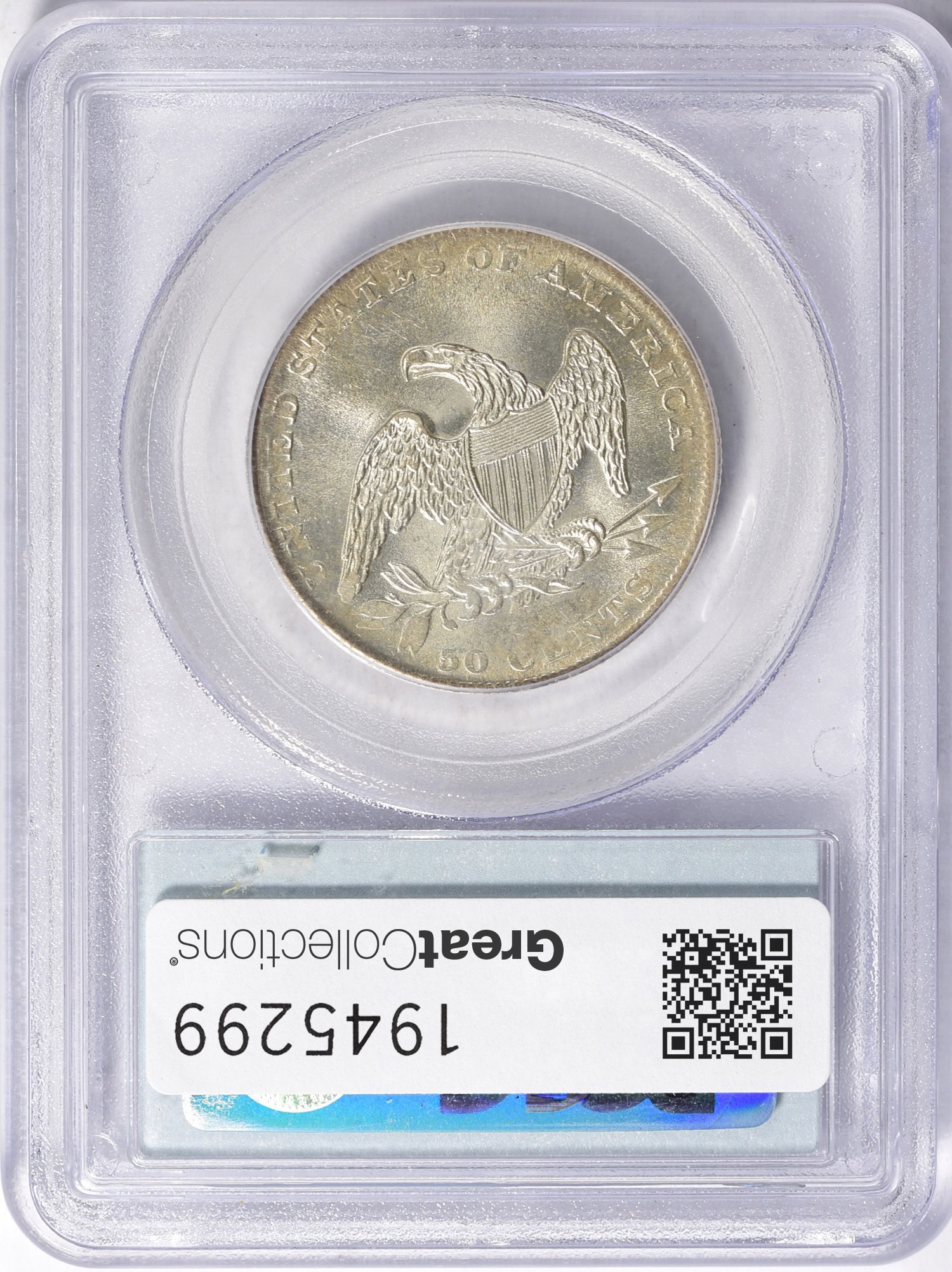 1837 Capped Bust Half Dollar Reeded Edge PCGS MS-62 (Item 1945299 ...