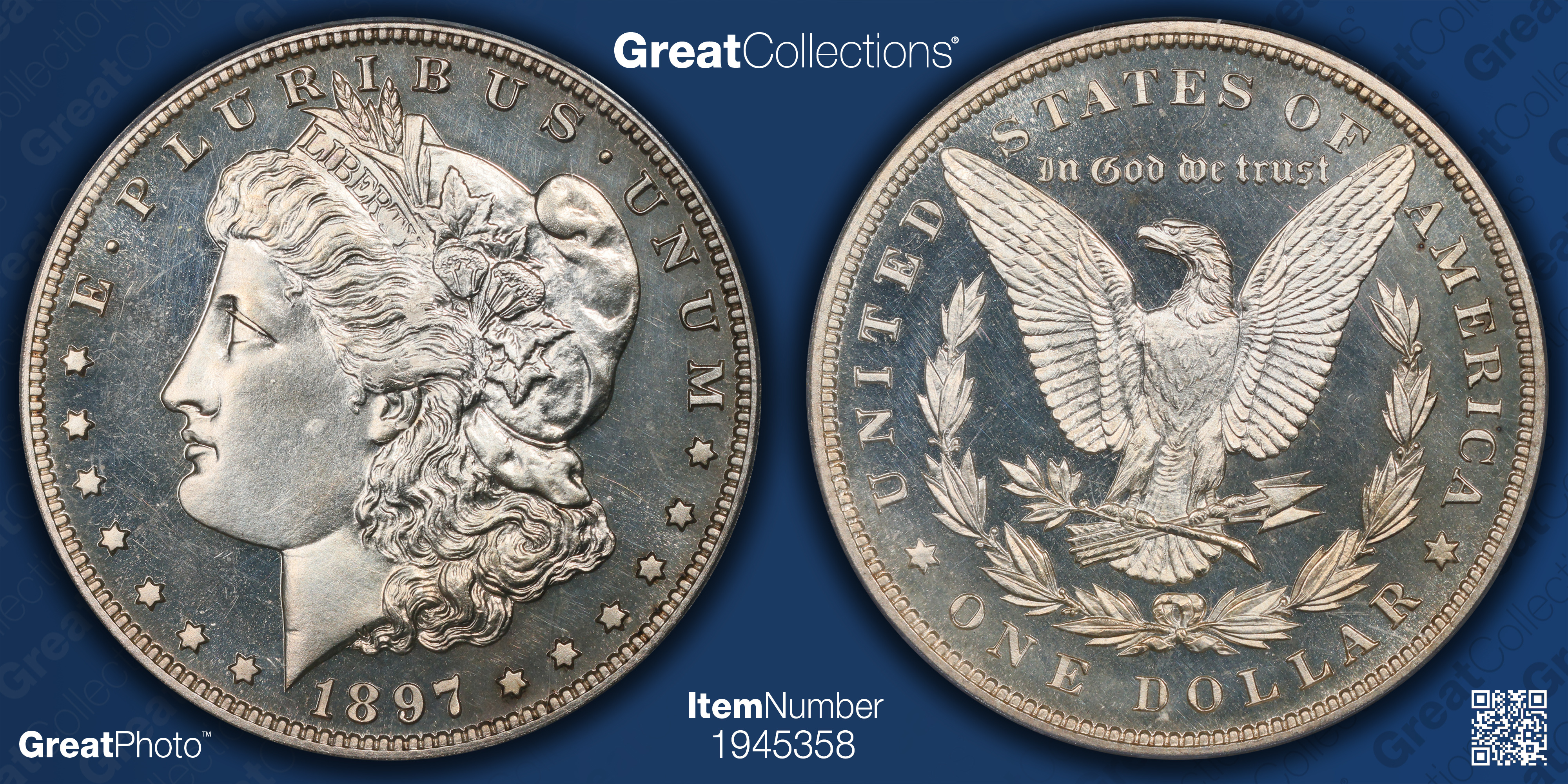 1897 Morgan Silver Dollar PCGS Proof-63 (Item 1945358 ...