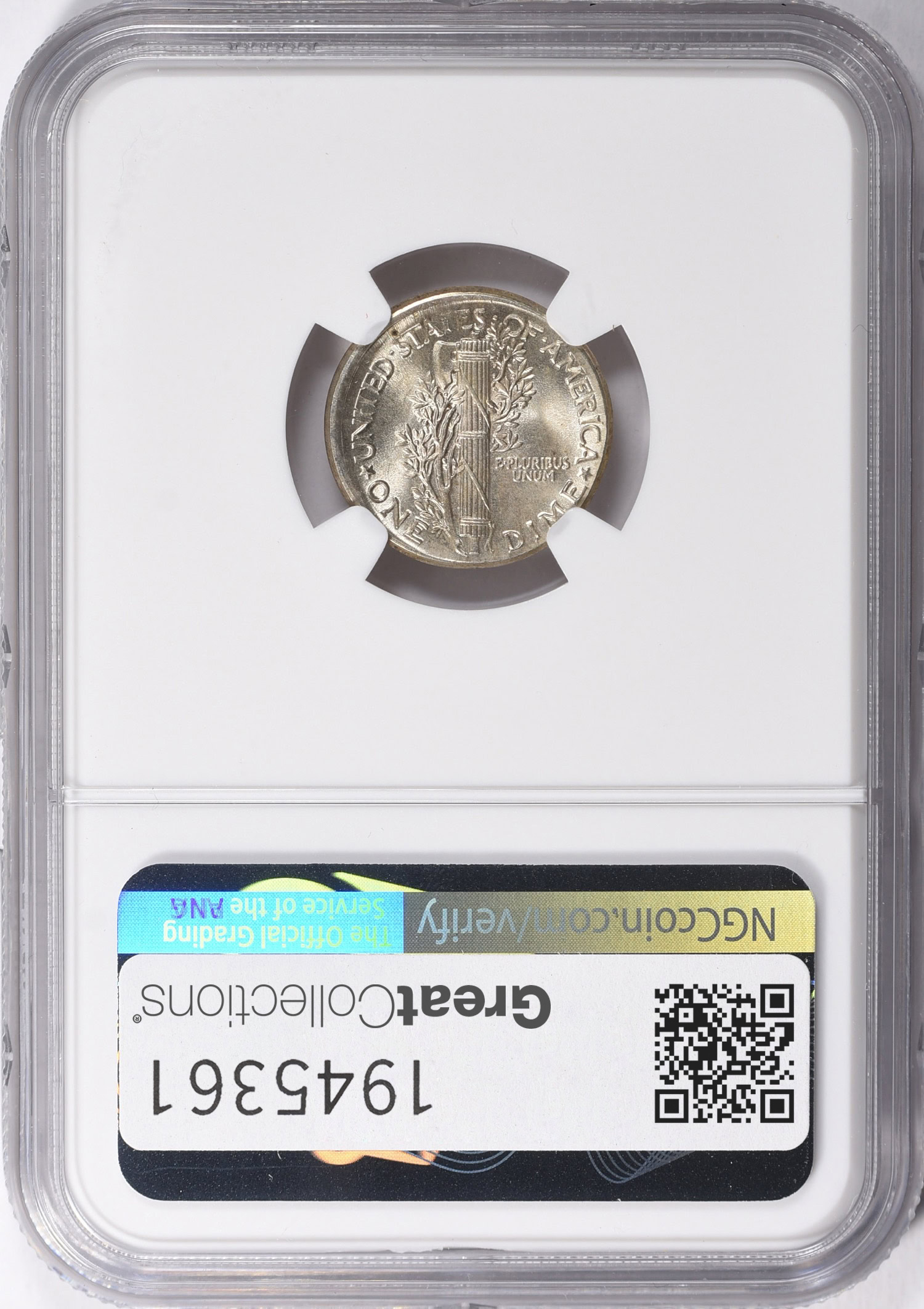 Mint Error 1944 Mercury Dime Broadstruck NGC Unc Details | NGC Cert ...
