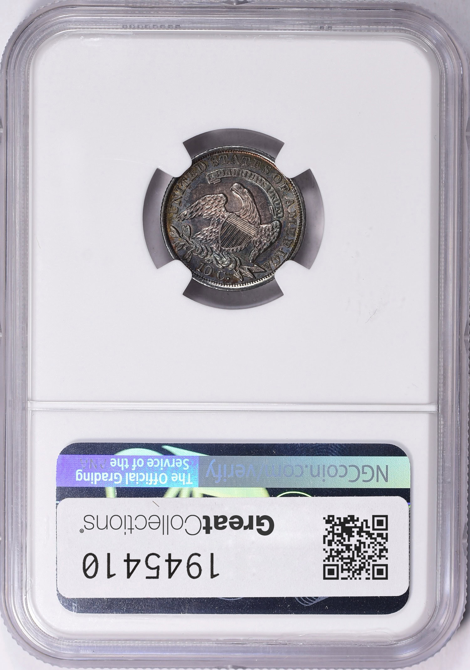 1833 Capped Bust Dime NGC Unc Details (Item 1945410) | GreatCollections ...