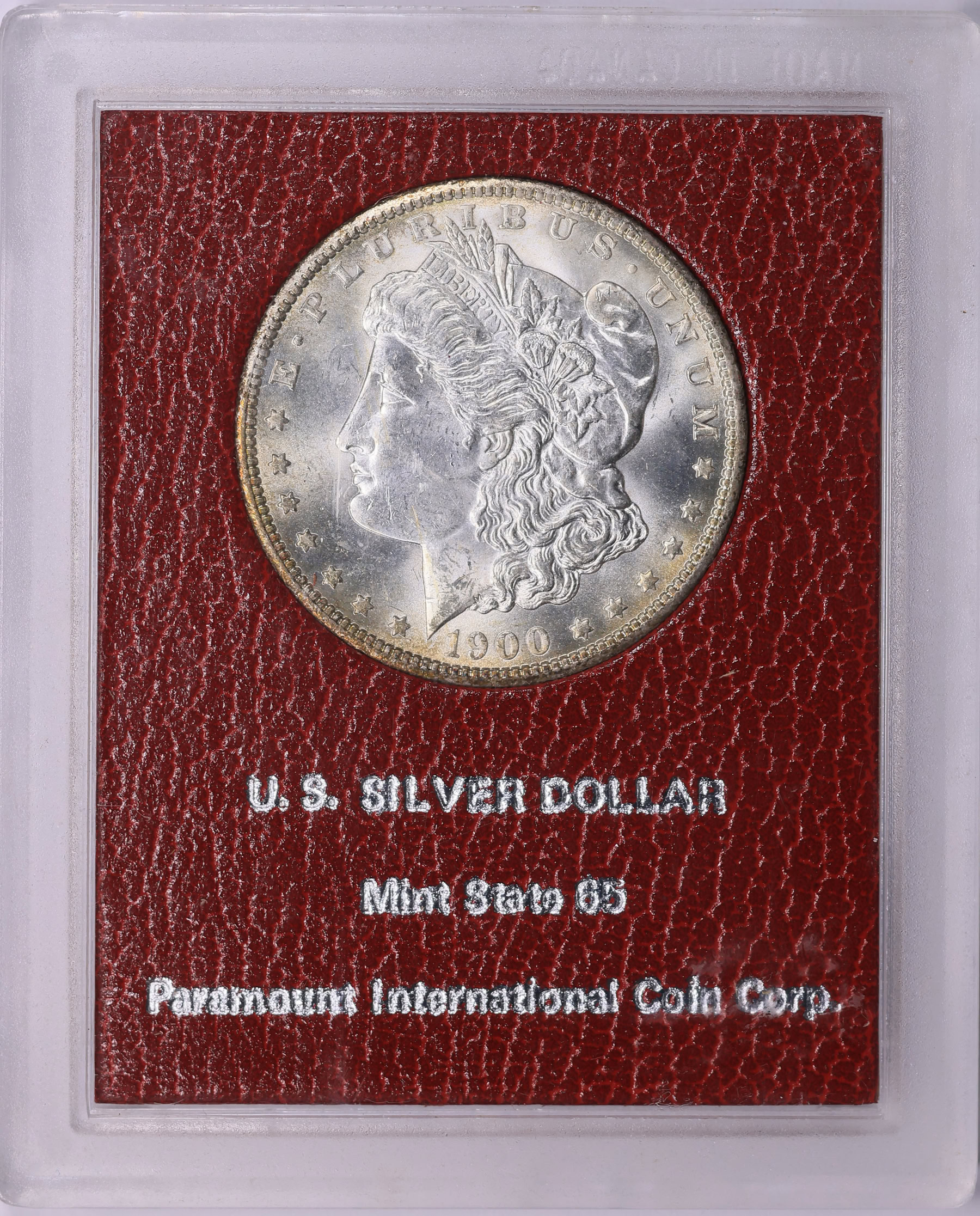 1900-O Morgan Silver Dollar MS-65 (Paramount Red Holder) | Cert #n/a ...