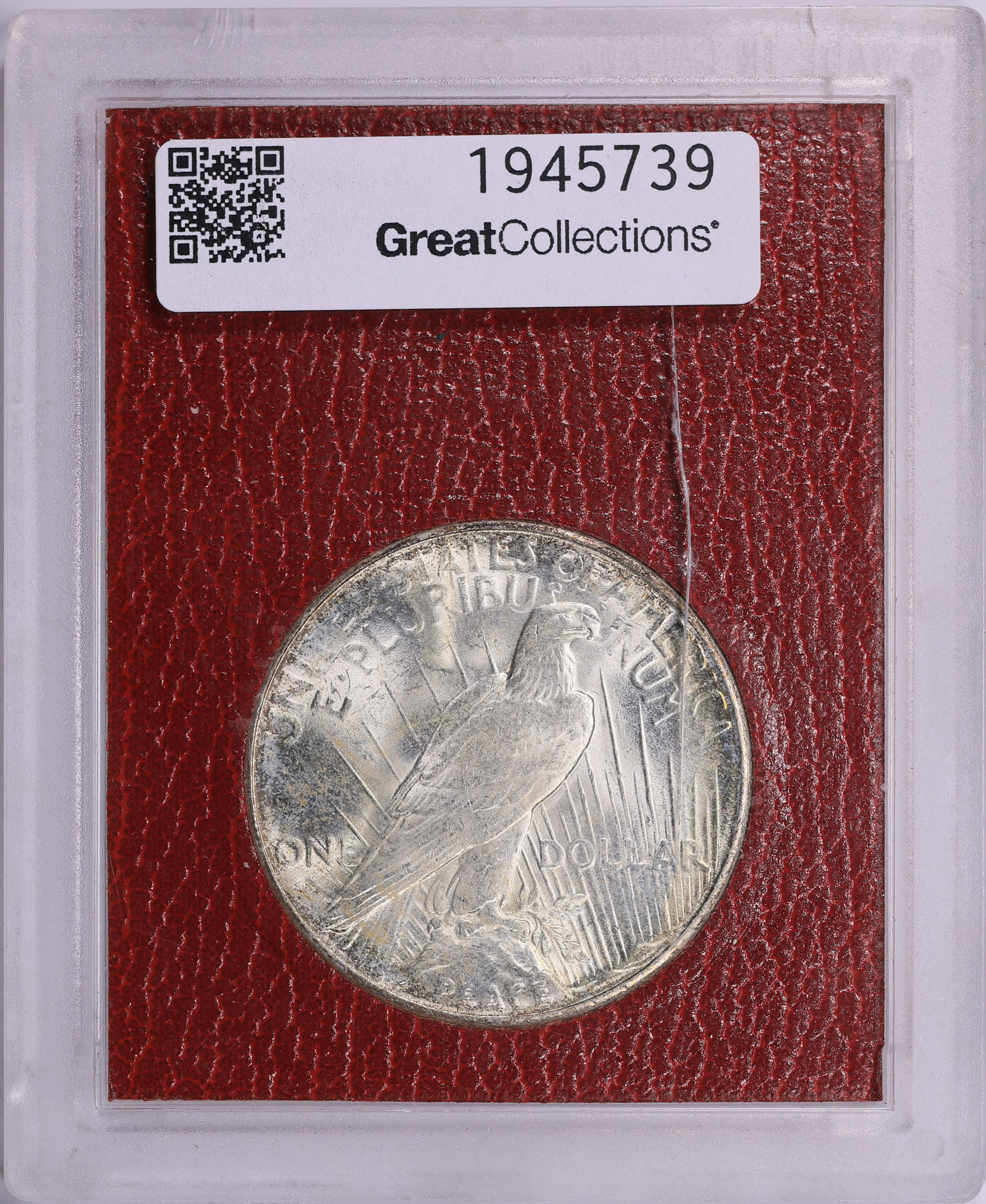 1926-S Peace Silver Dollar MS-65 (Redfield Collection) (Paramount Red ...