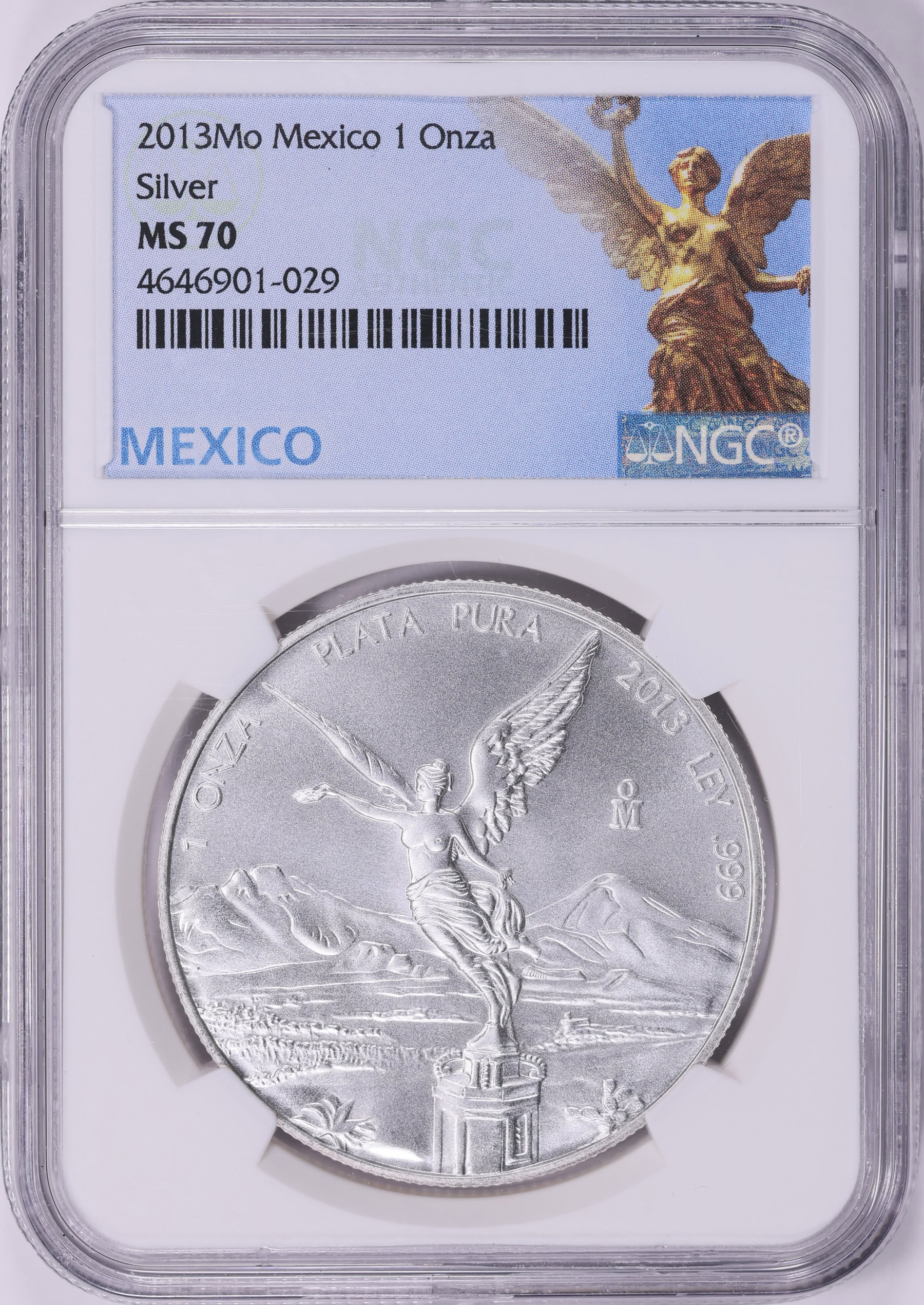 Mexico 2013-Mo Silver Onza Libertad KM-639 NGC MS-70 (Item 1946040 ...