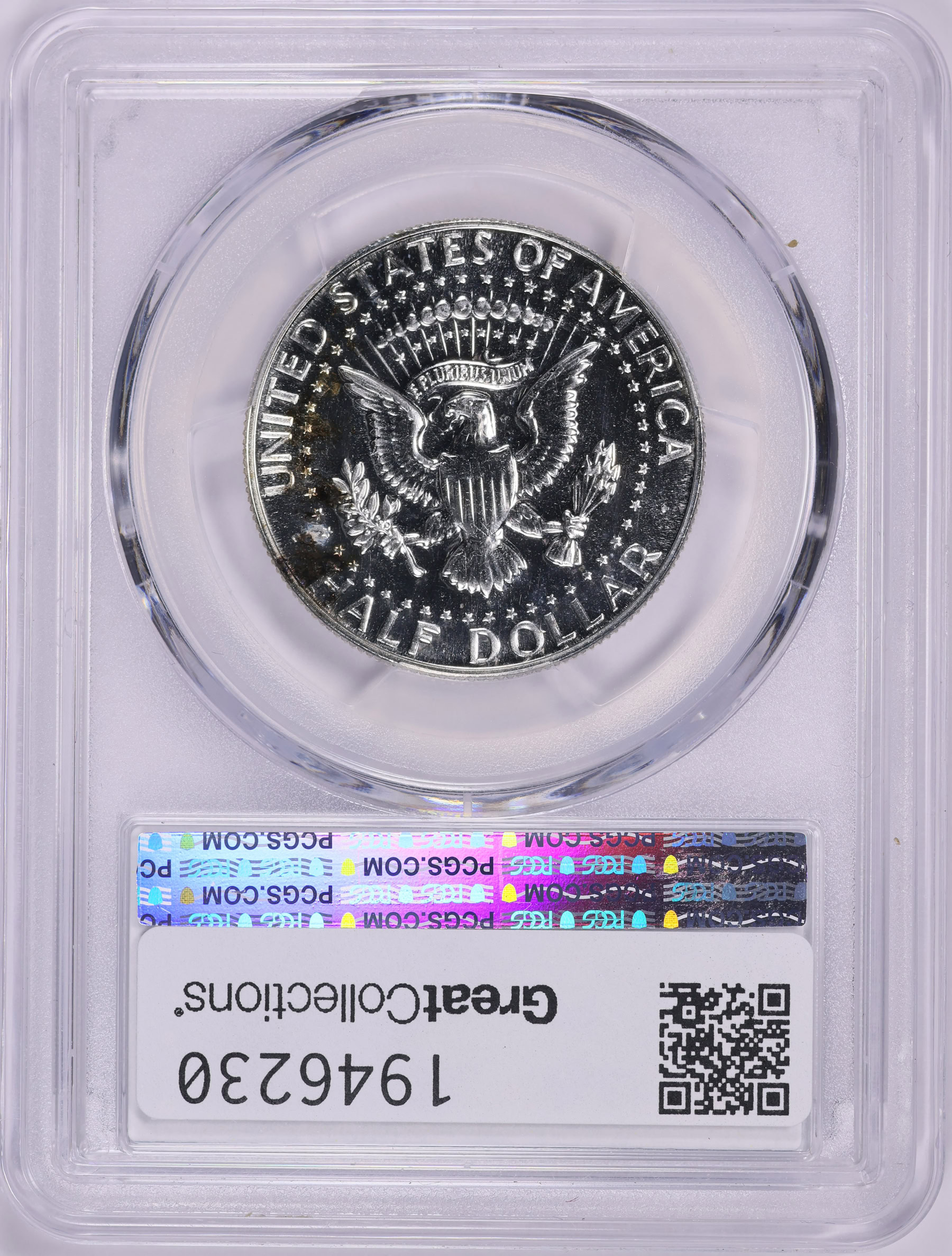 1966 Kennedy Half Dollar SMS No FG PCGS SP-65 (Item 1946230 ...