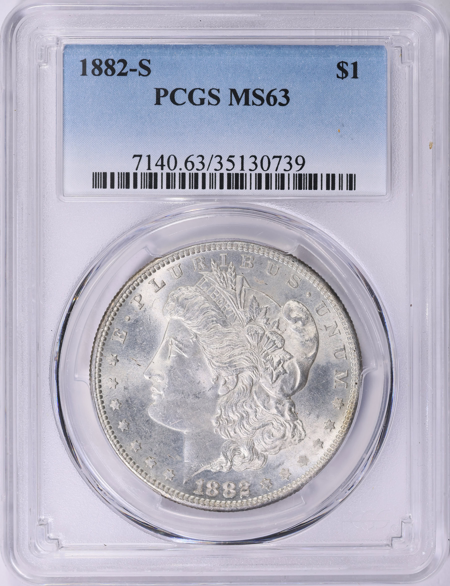 1882-S Morgan Silver Dollar PCGS MS-63 (Item 1946269 ...