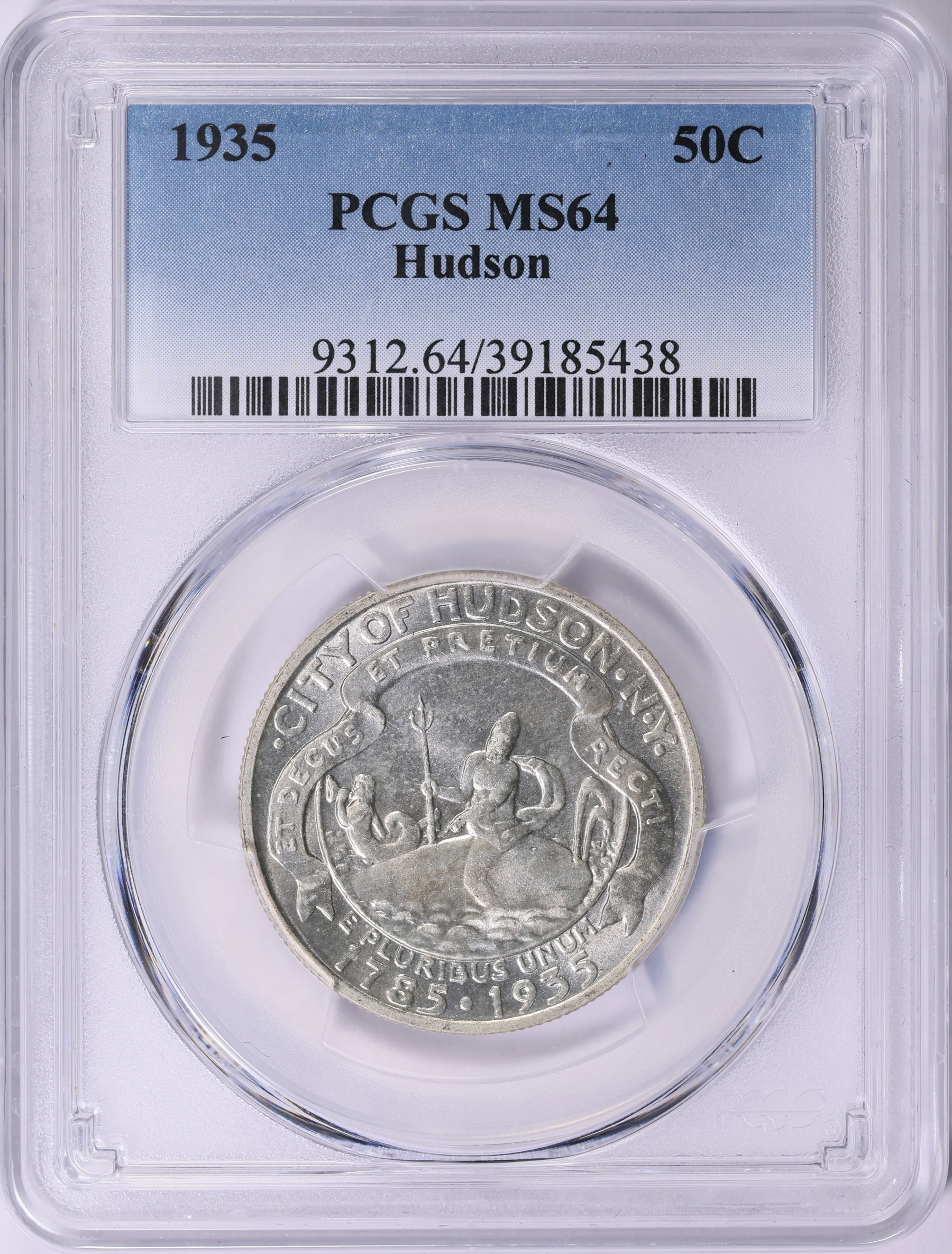1935 Hudson, New York, Sesquicentennial Half Dollar PCGS MS-64 (Item ...
