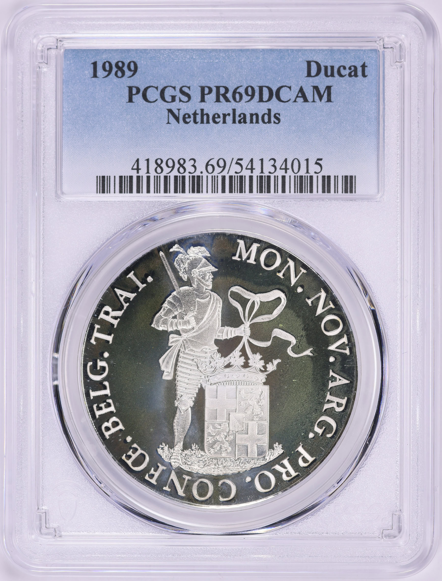 Netherlands 1989 Silver Ducat KM-213 PCGS Proof-69 DCAM (Item 1946675 ...