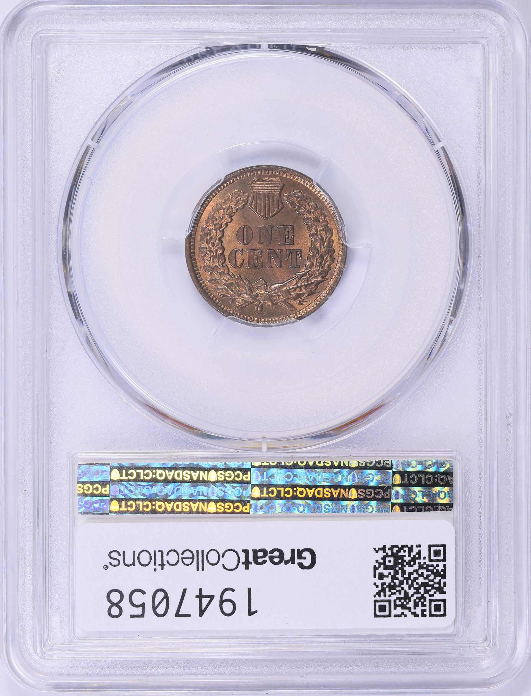 1870 Indian Cent Pick-Axe FS-303 PCGS MS-65 RB (CAC Green) (Item 1947058) | GreatCollections ...