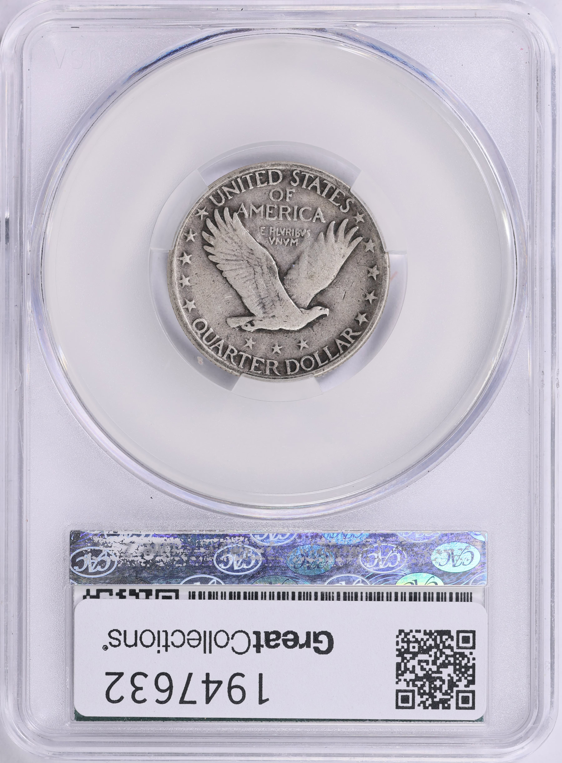 1928-S Standing Liberty Quarter Inverted Mintmark FS-501 CACG VF-20 (D ...