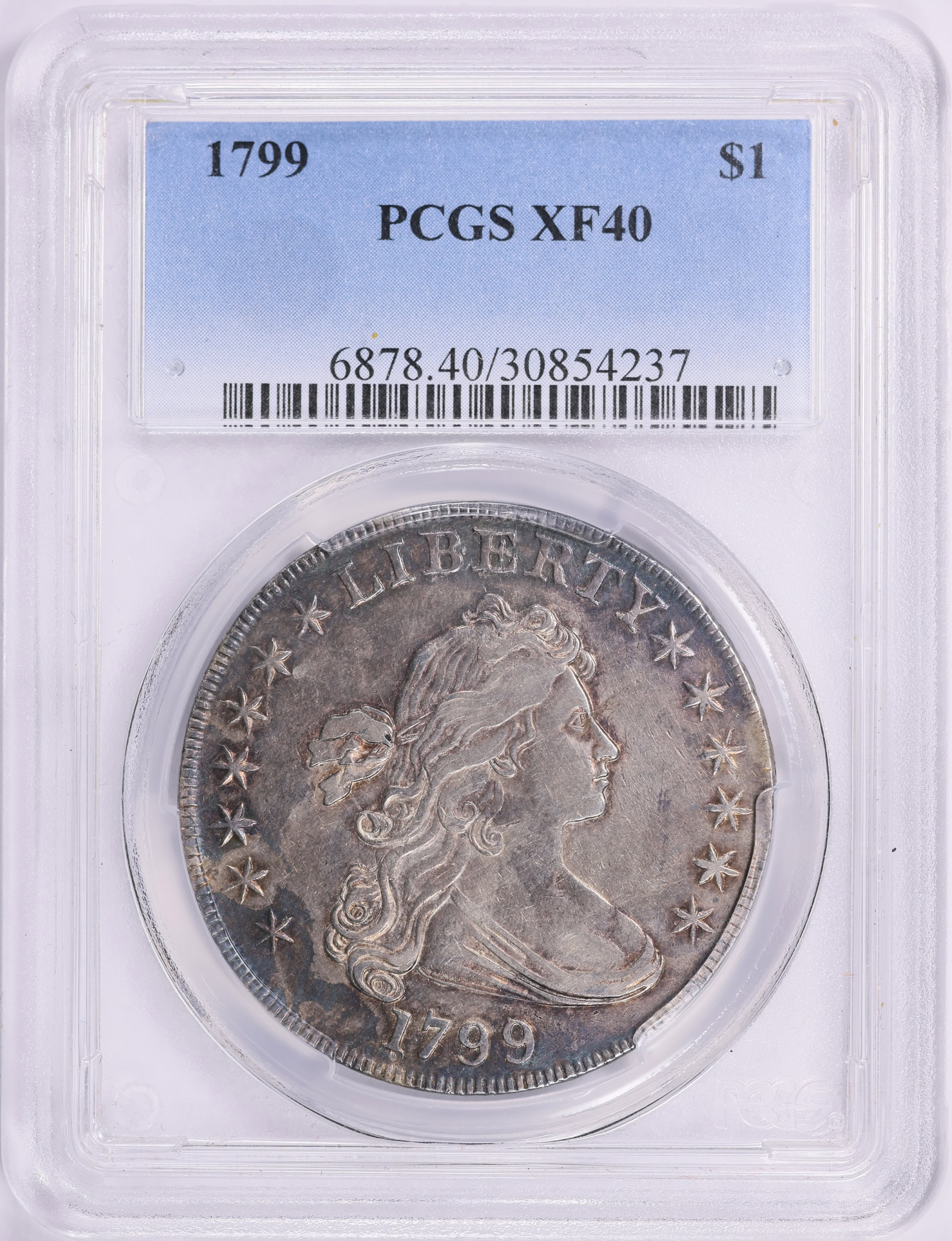 1799 Draped Bust Silver Dollar PCGS XF-40 (Toned) (Item 1948155 ...