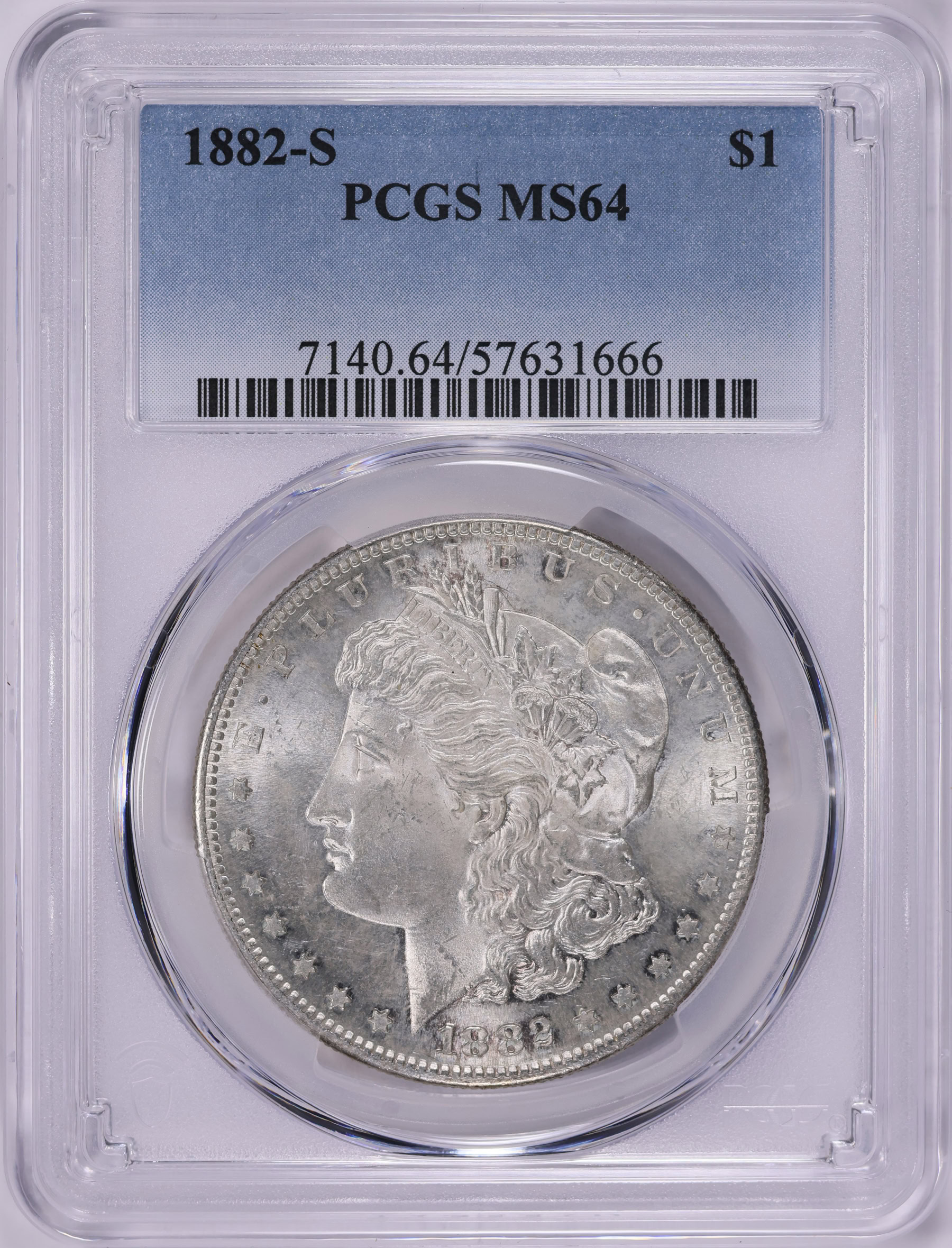 1882-S Morgan Silver Dollar PCGS MS-64 (Item 1948686 ...
