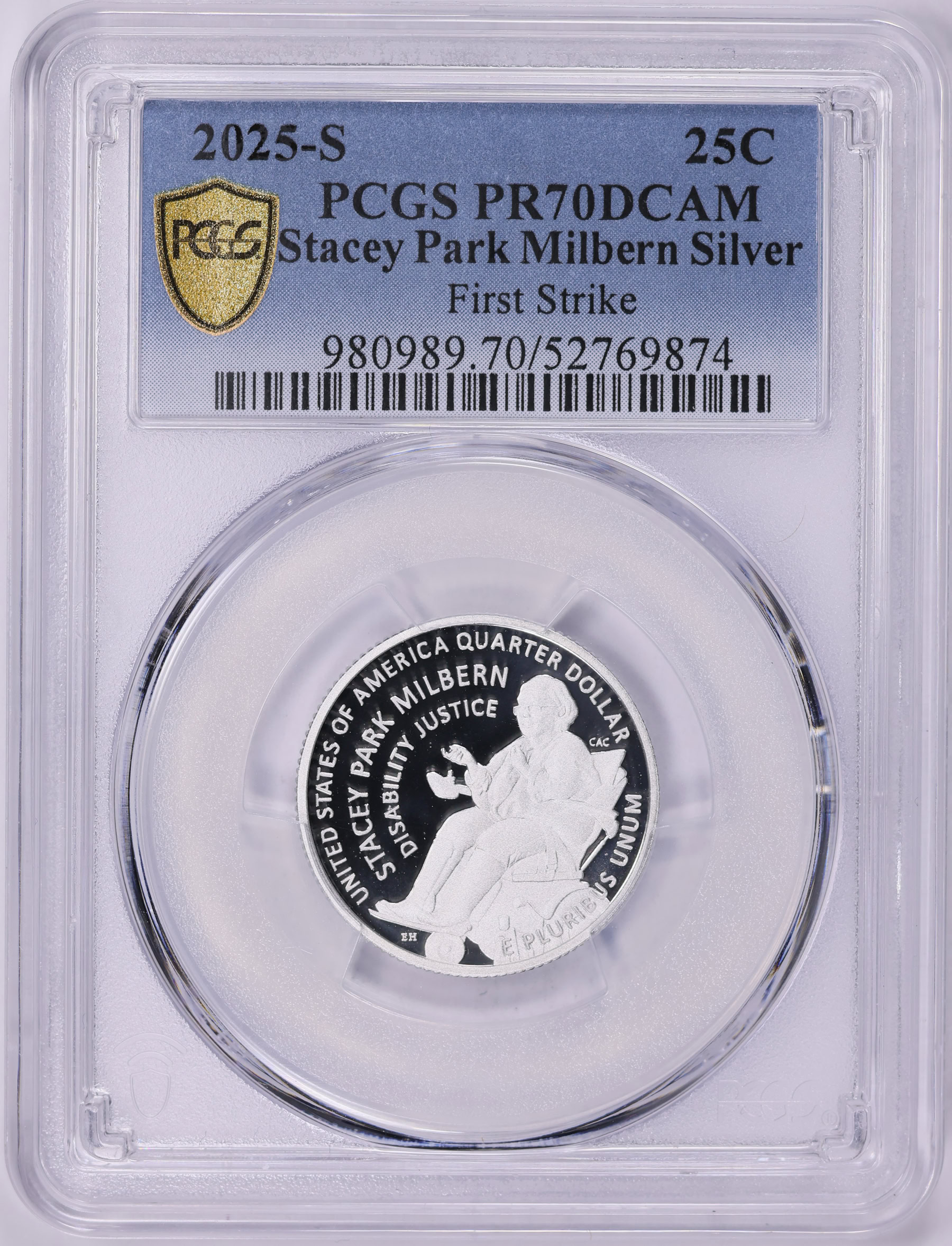 2025-S American Women Quarter Stacey Park Milbern Silver First Strike ...