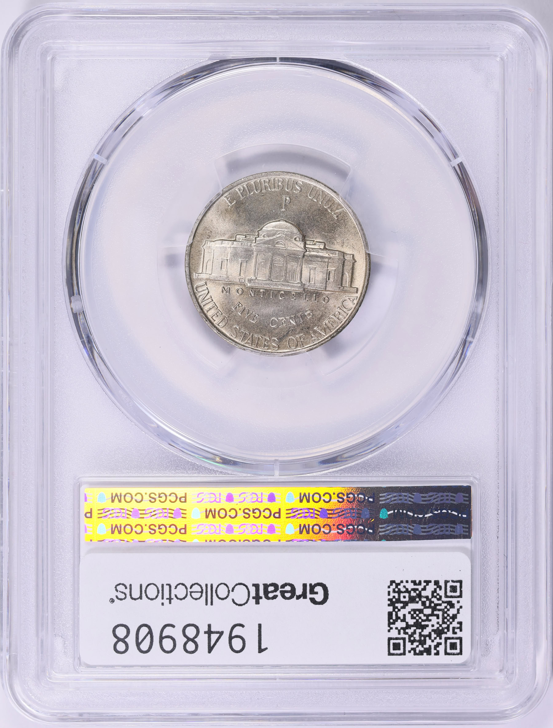 1942-P/P Jefferson Nickel Type 2, RPM FS-501 PCGS MS-66 (Item 1948908 ...