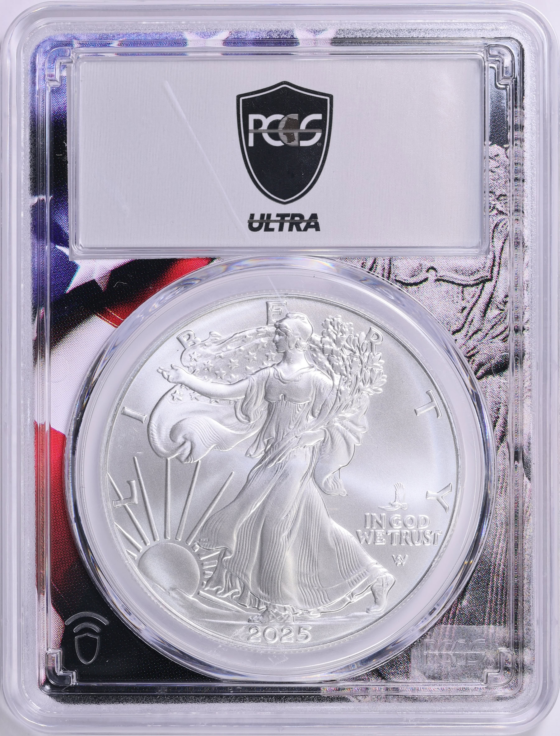2025-(P) $1 Silver Eagle with Eagle Privy PCGS MS-70 (Ultra Breaks ...