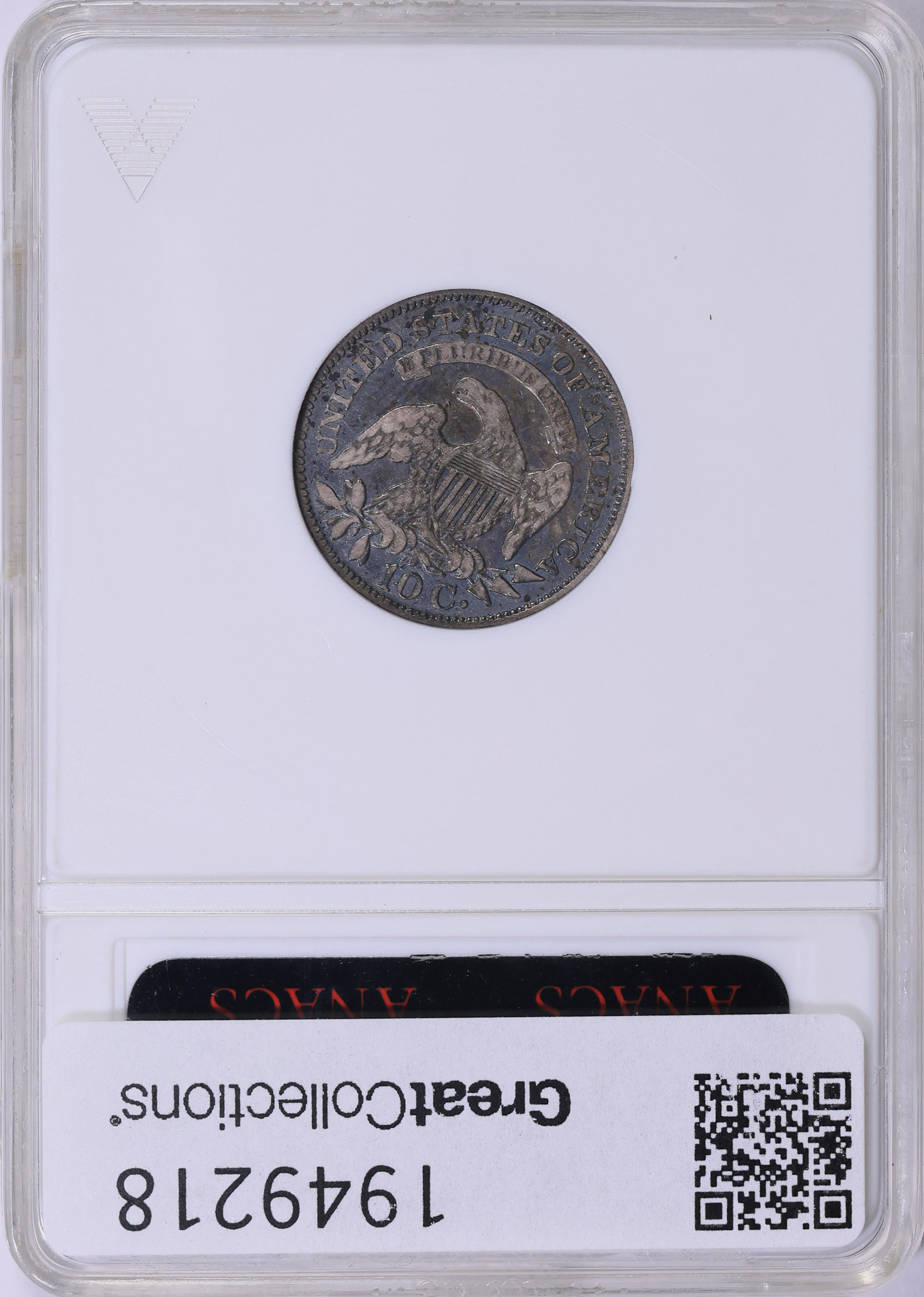 1828 Capped Bust Dime Large Date ANACS VF-20 OH (Item 1949218 ...