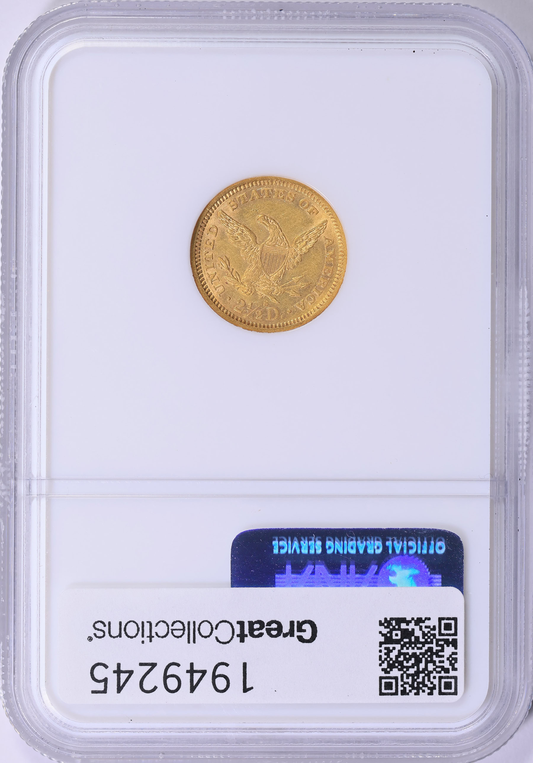 1878-S Liberty Gold Quarter Eagle NGC AU-55 (Pittman Collection) (Item ...