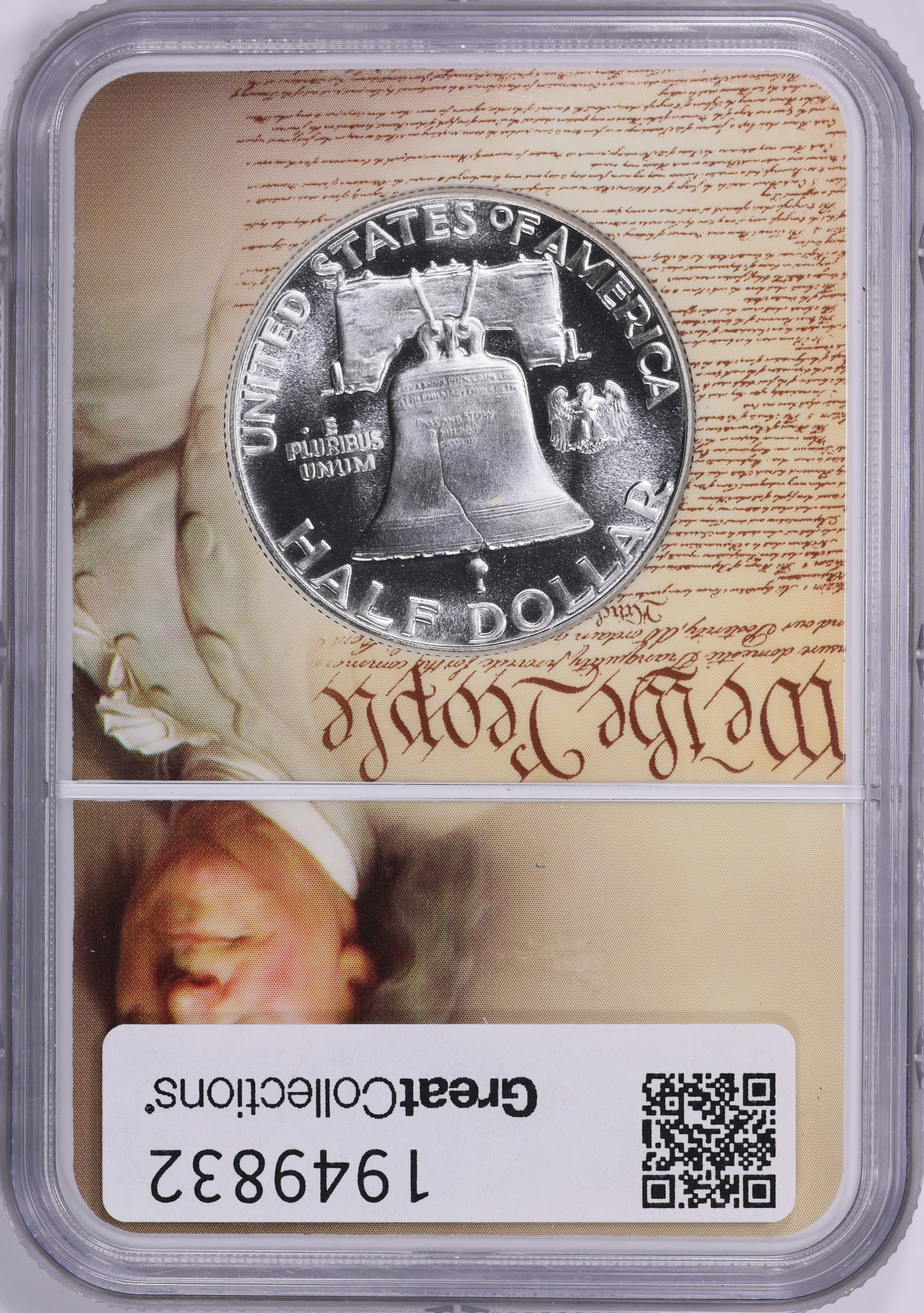 1953 Franklin Half Dollar RT-17 NGC Proof-68 (Rick Tomaska Signed Label ...