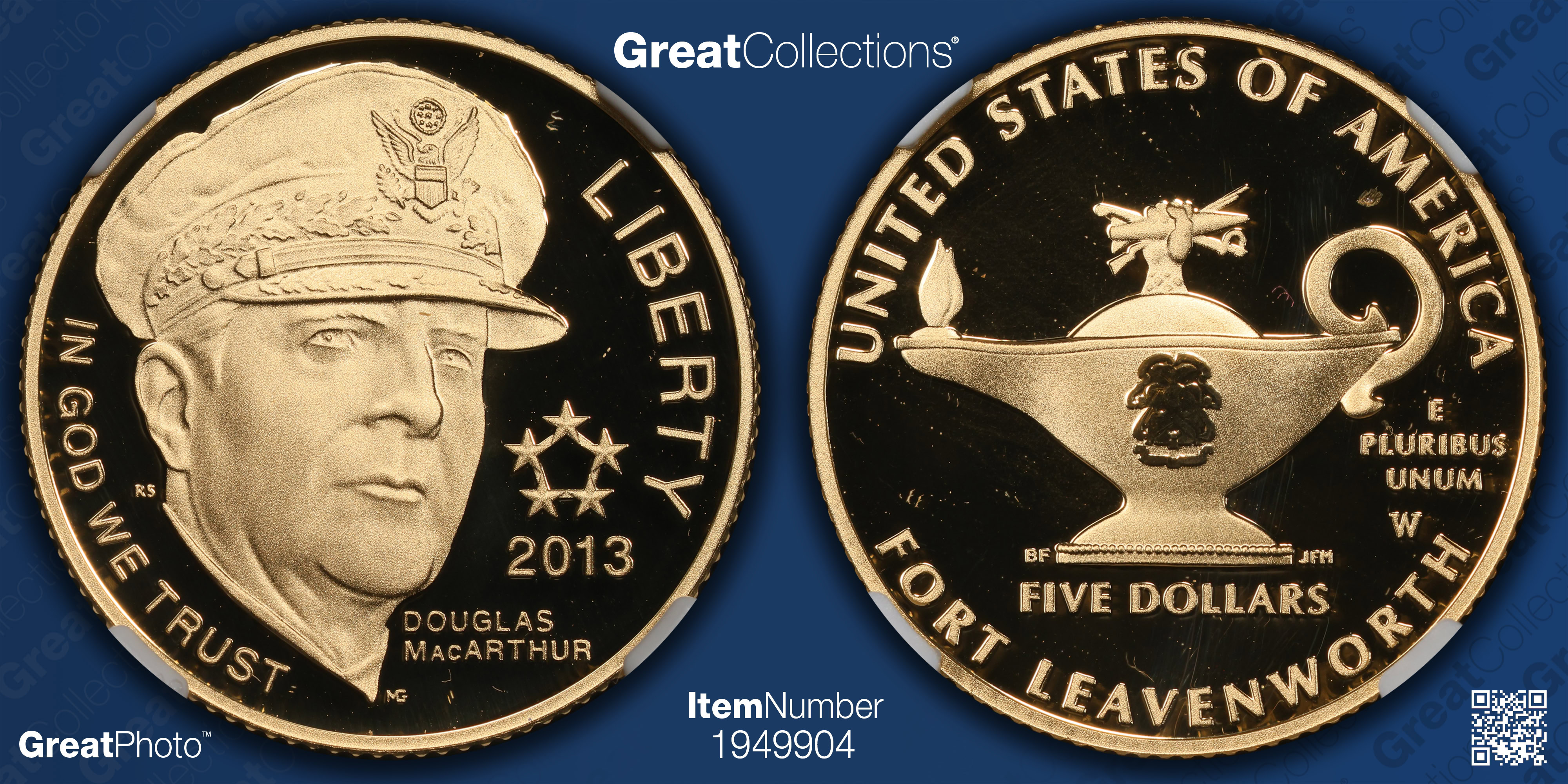 2013-W 5 Star Generals $5 Gold MacArthur NGC Proof-69 UC (Item 1949904 ...