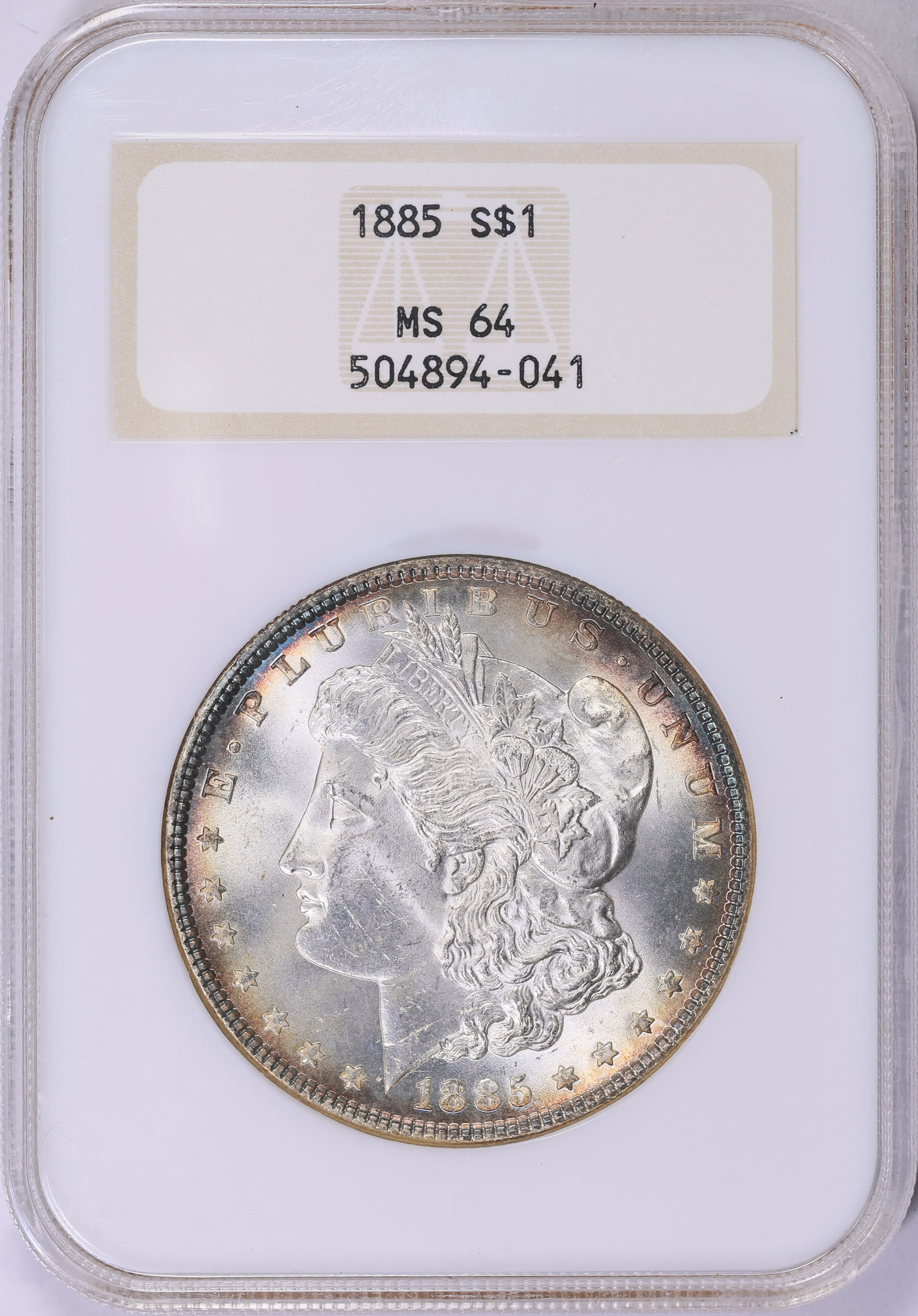 1885 Morgan Silver Dollar NGC MS-64 OH (Toned) (Item 1950410 ...